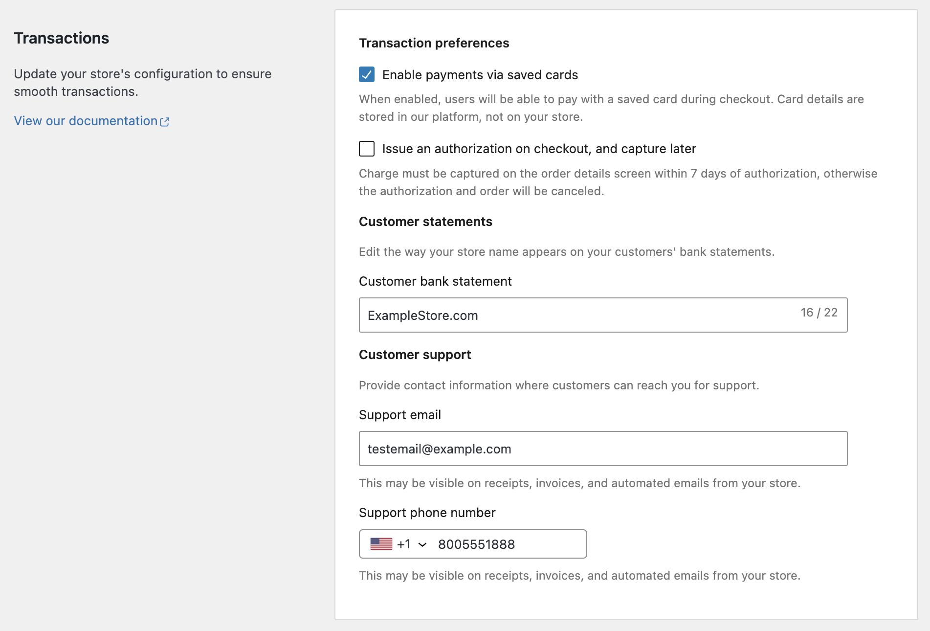 WooPayments: Settings Guide Documentation - WooCommerce