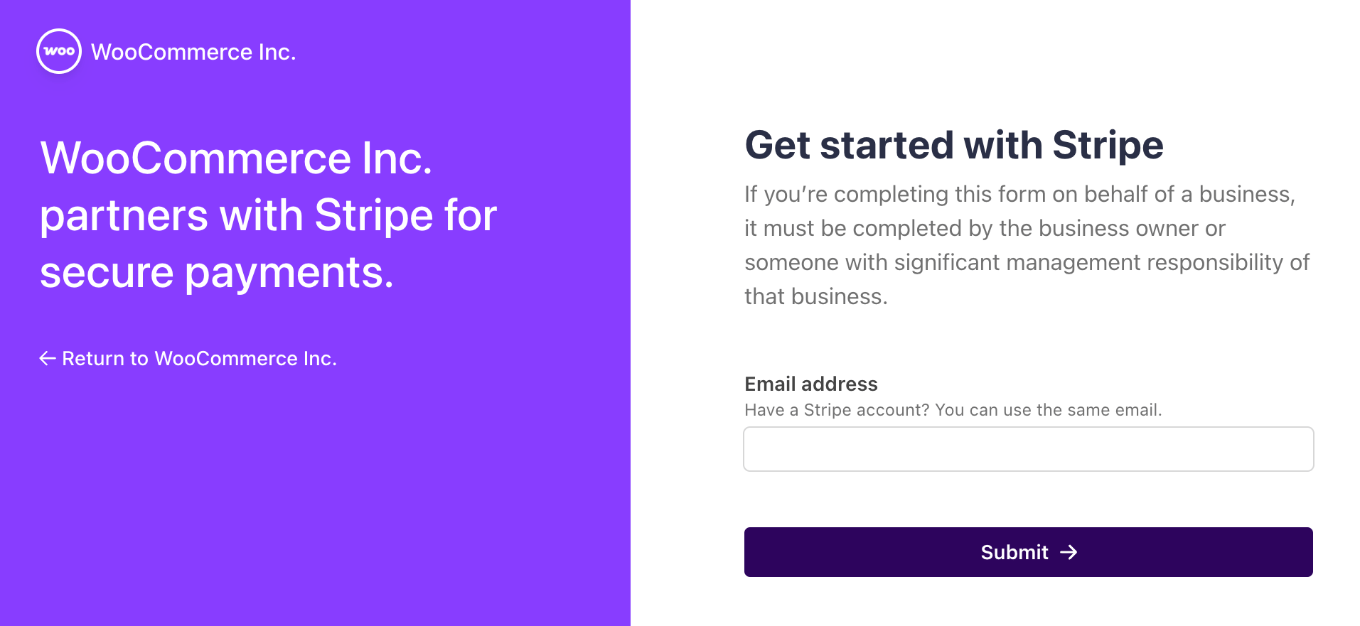 Connecting to a Stripe account Documentation - WooCommerce