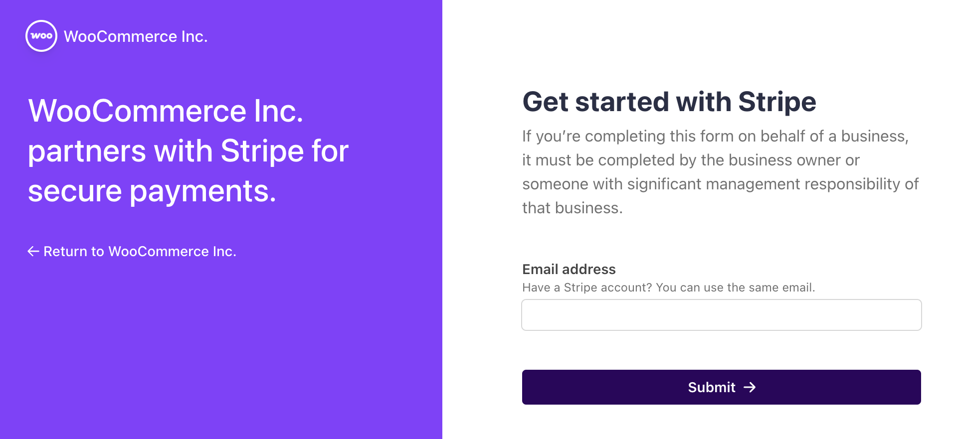 Connecting to a Stripe account Documentation - WooCommerce