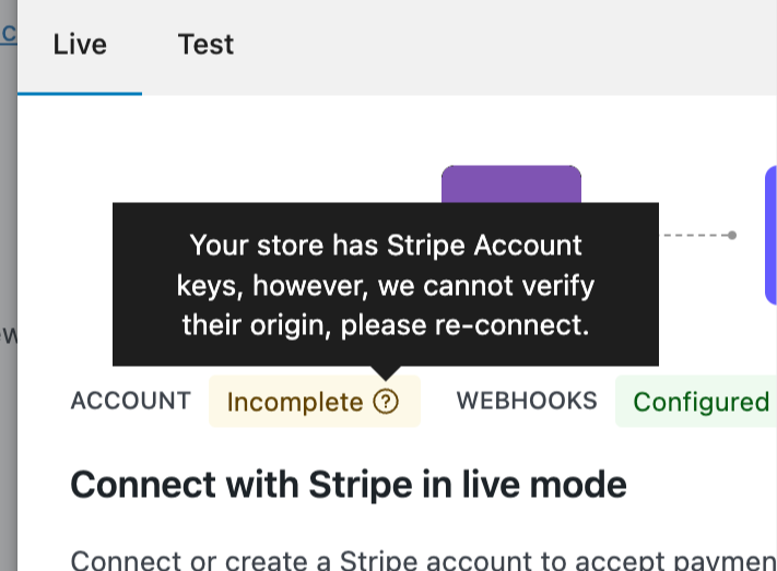 Connecting to a Stripe account Documentation - WooCommerce