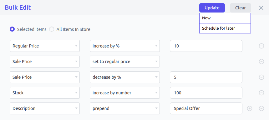 Advanced Bulk Edit - WooCommerce Marketplace