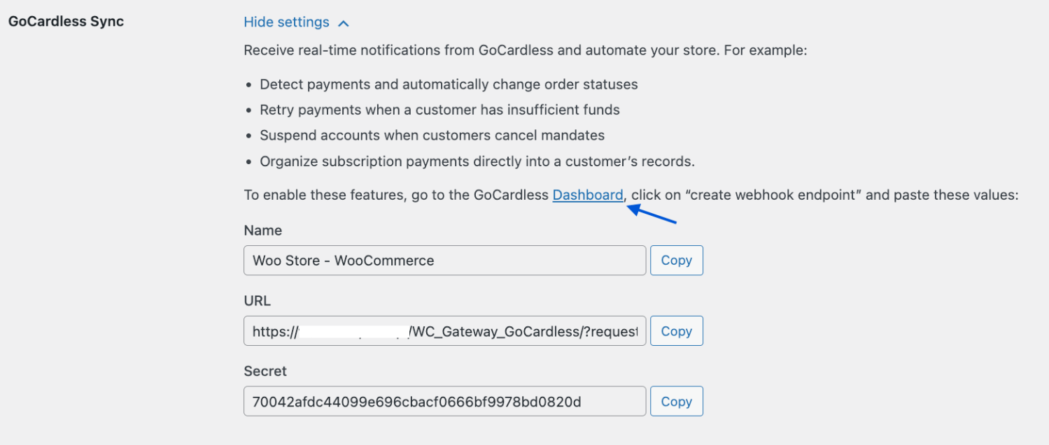 GoCardless Documentation - WooCommerce