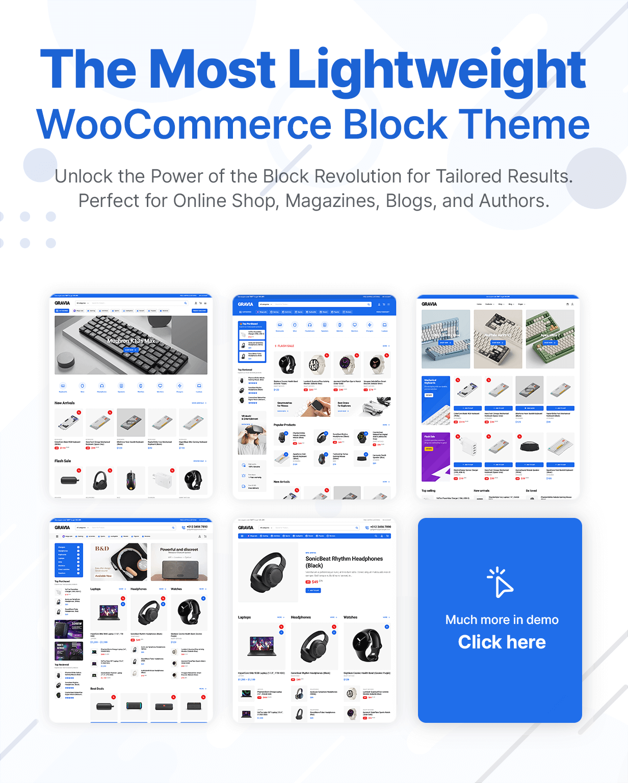 Gravia Electronics and Gadgets WordPress Theme - WooCommerce Marketplace