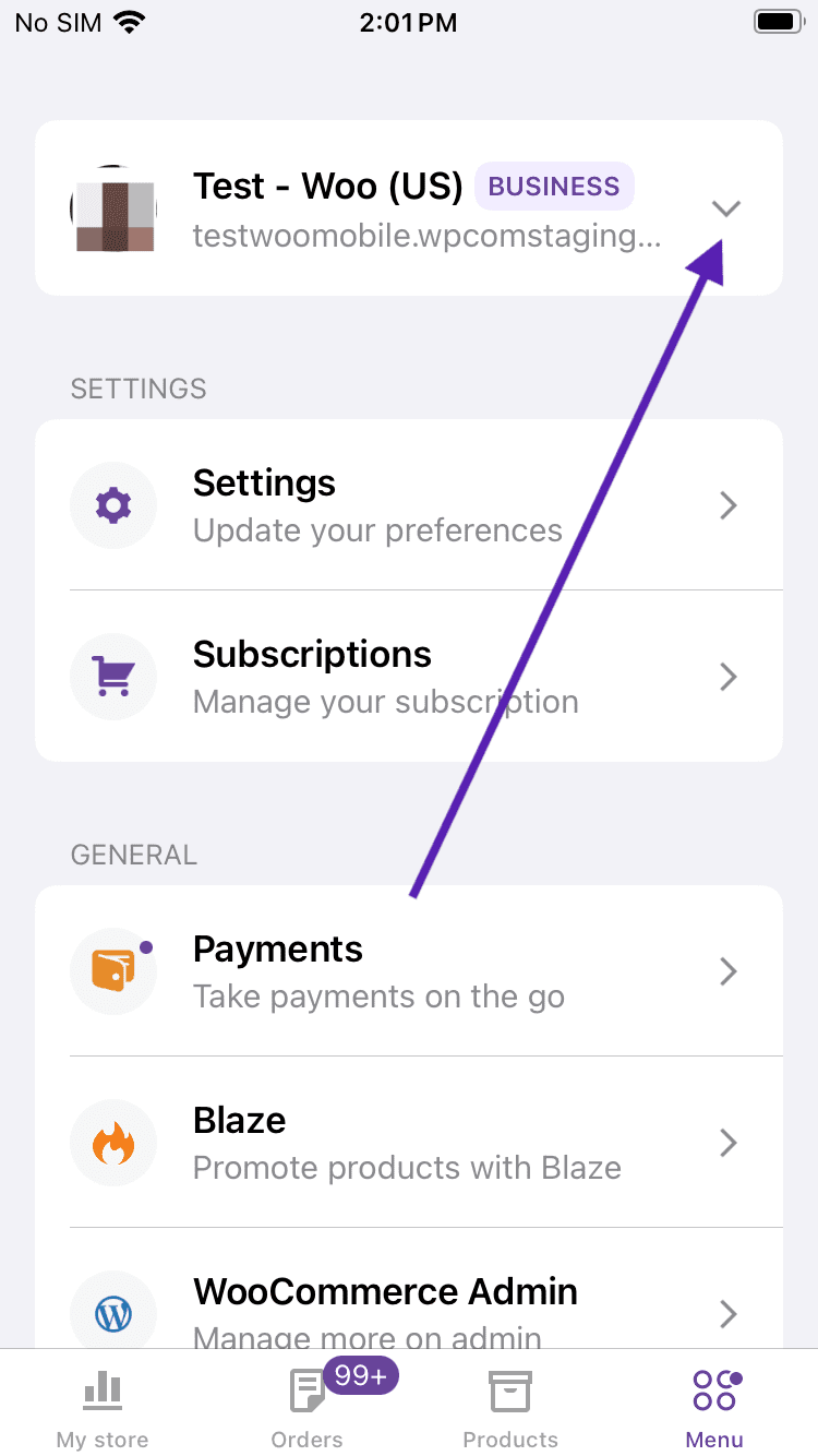 Menu Documentation - WooCommerce