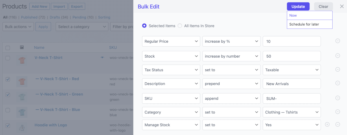 Advanced Bulk Edit - WooCommerce Marketplace