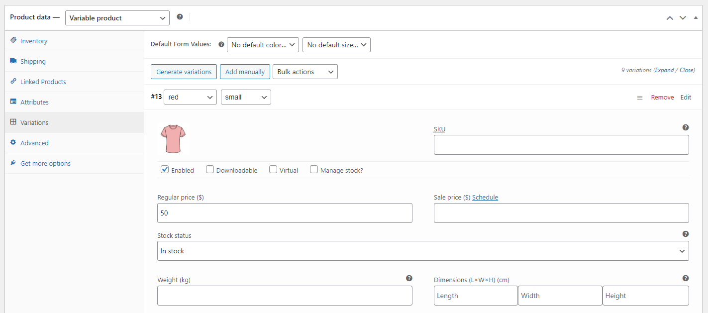 Variable Product Bundle Documentation - WooCommerce