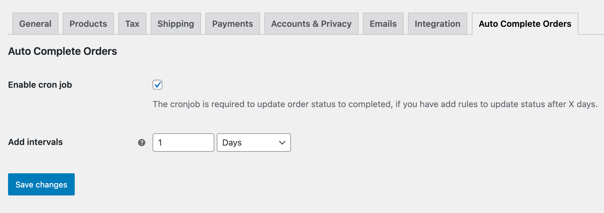 DOCS - Auto Complete Orders for WooCommerce