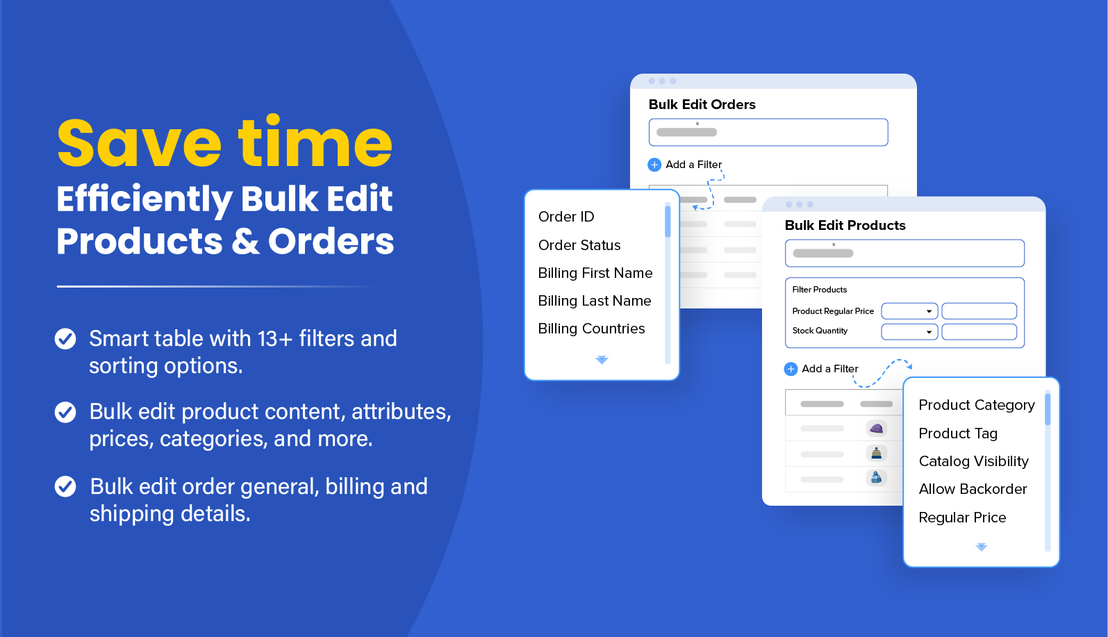 Bulk Edit for WooCommerce - Advanced Bulk Edit Products, Orders