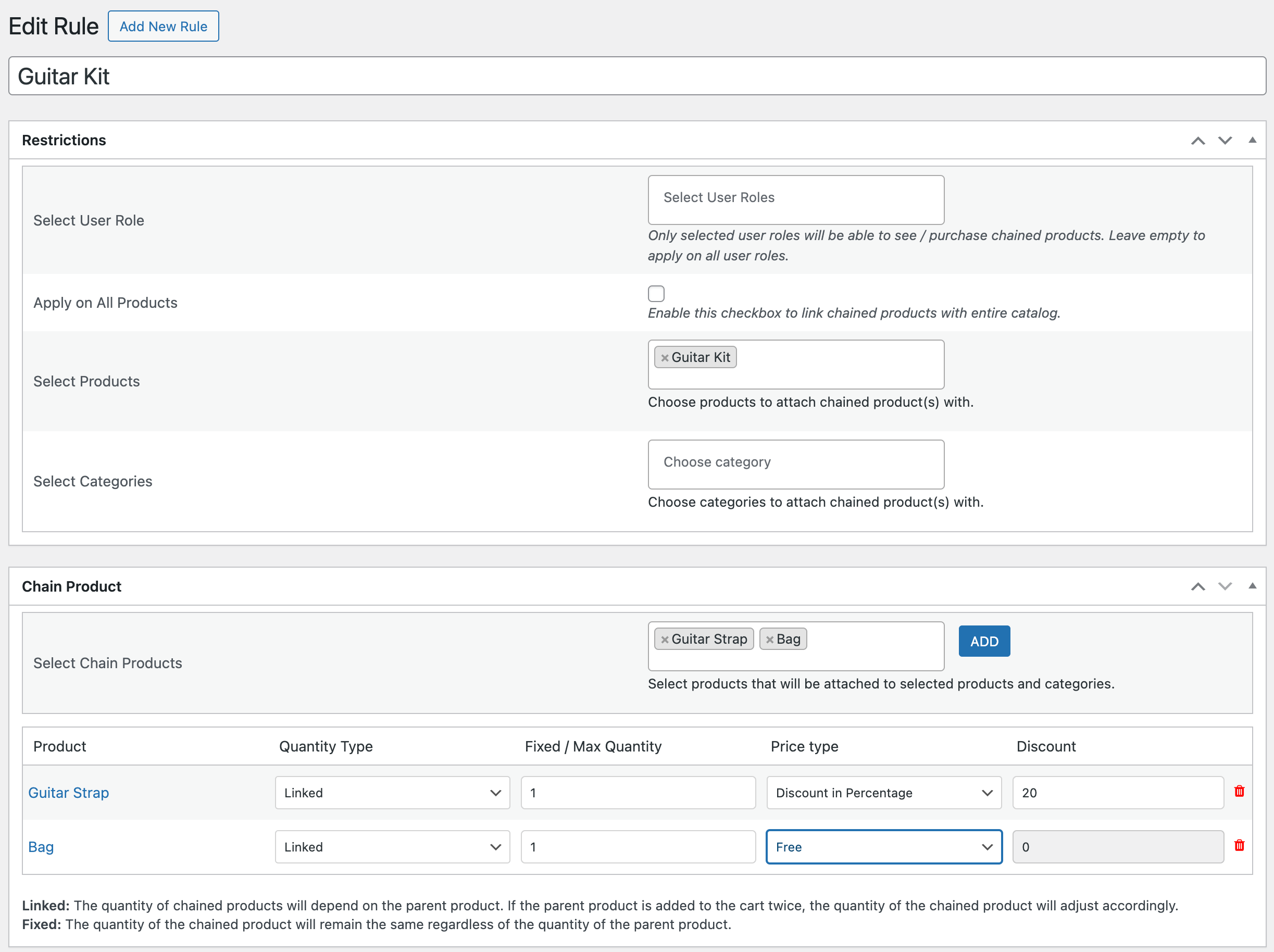 Linked Products for WooCommerce - Chain Products to Force Sell