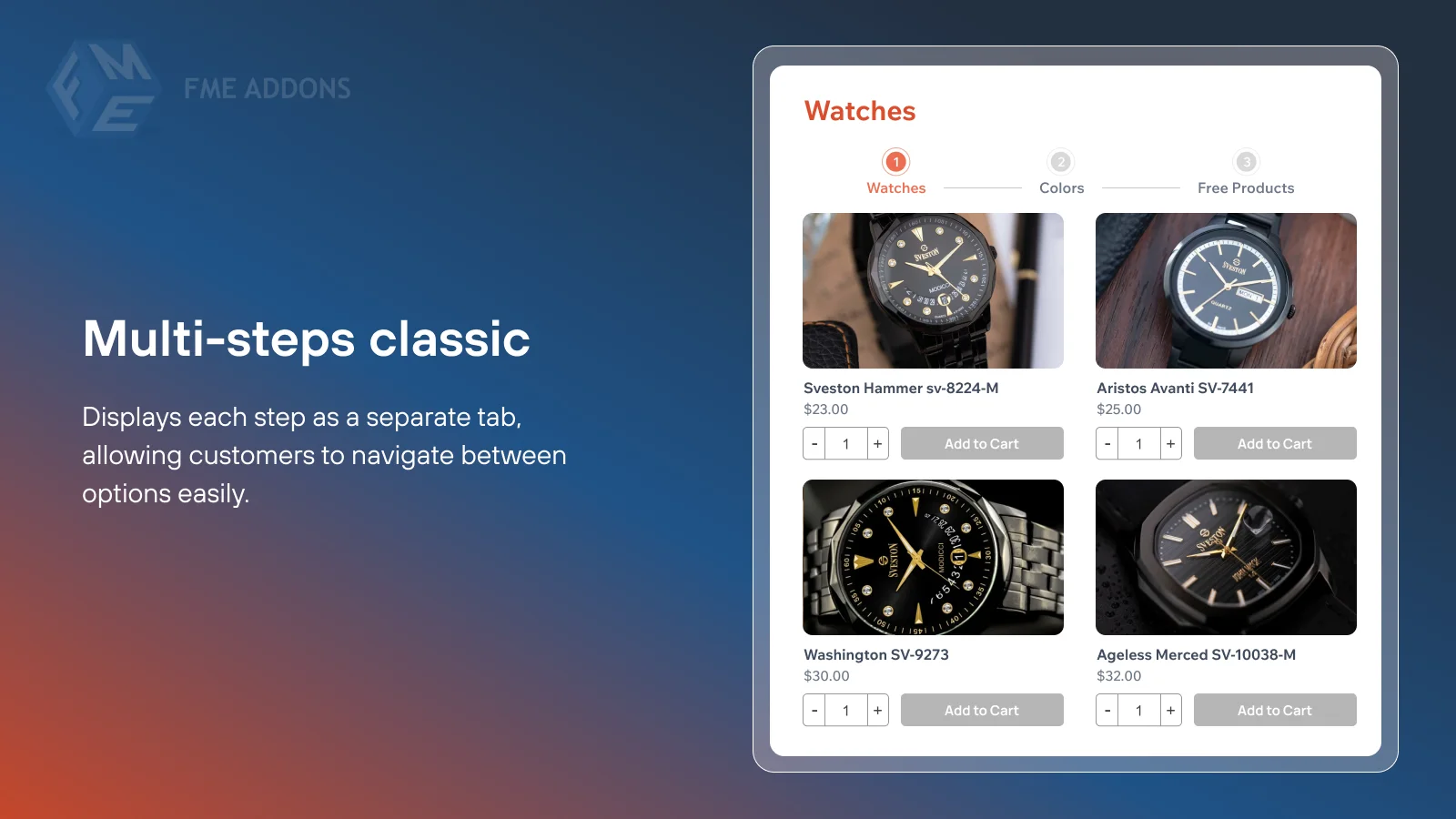 Multistep Product Configurator for WooCommerce - FMEAddons