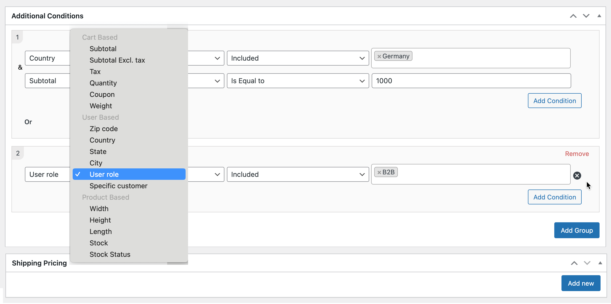 Weight Based Shipping Documentation - WooCommerce
