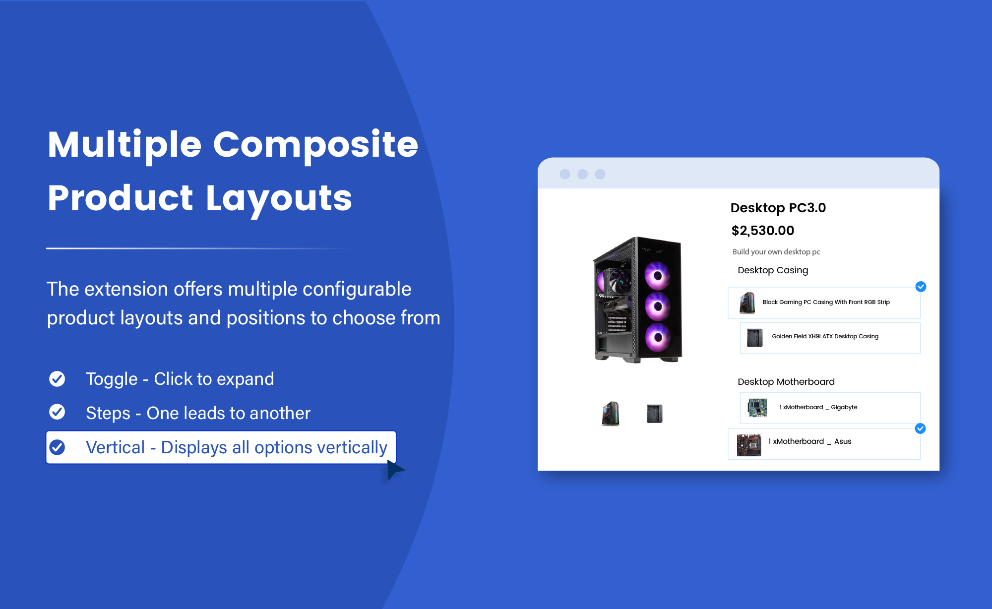 Configurable Product Builder – Sell Composite Products