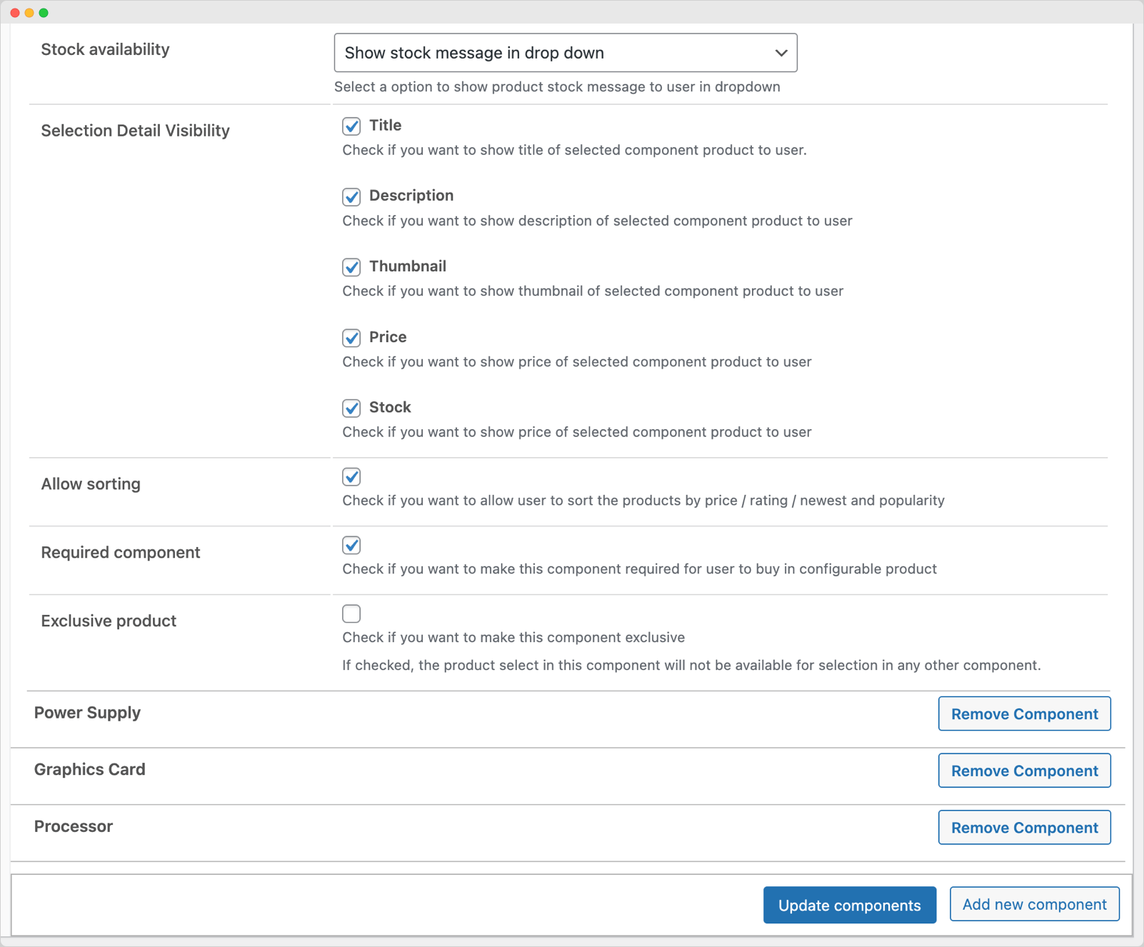 Configurable Product Builder – Sell Composite Products