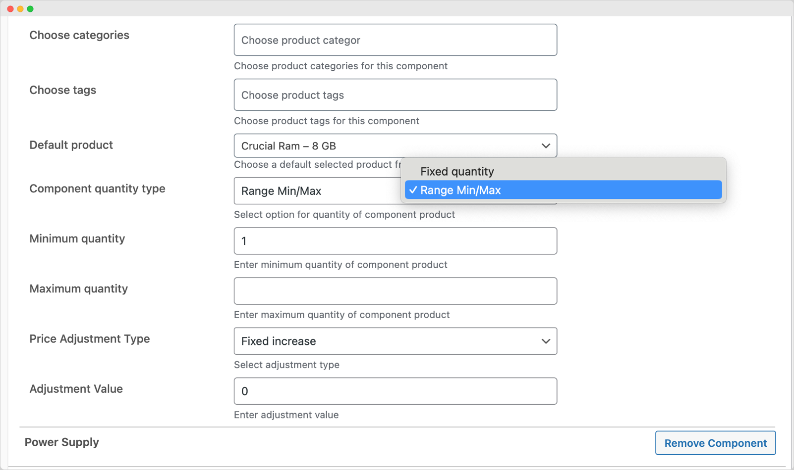 Configurable Product Builder – Sell Composite Products