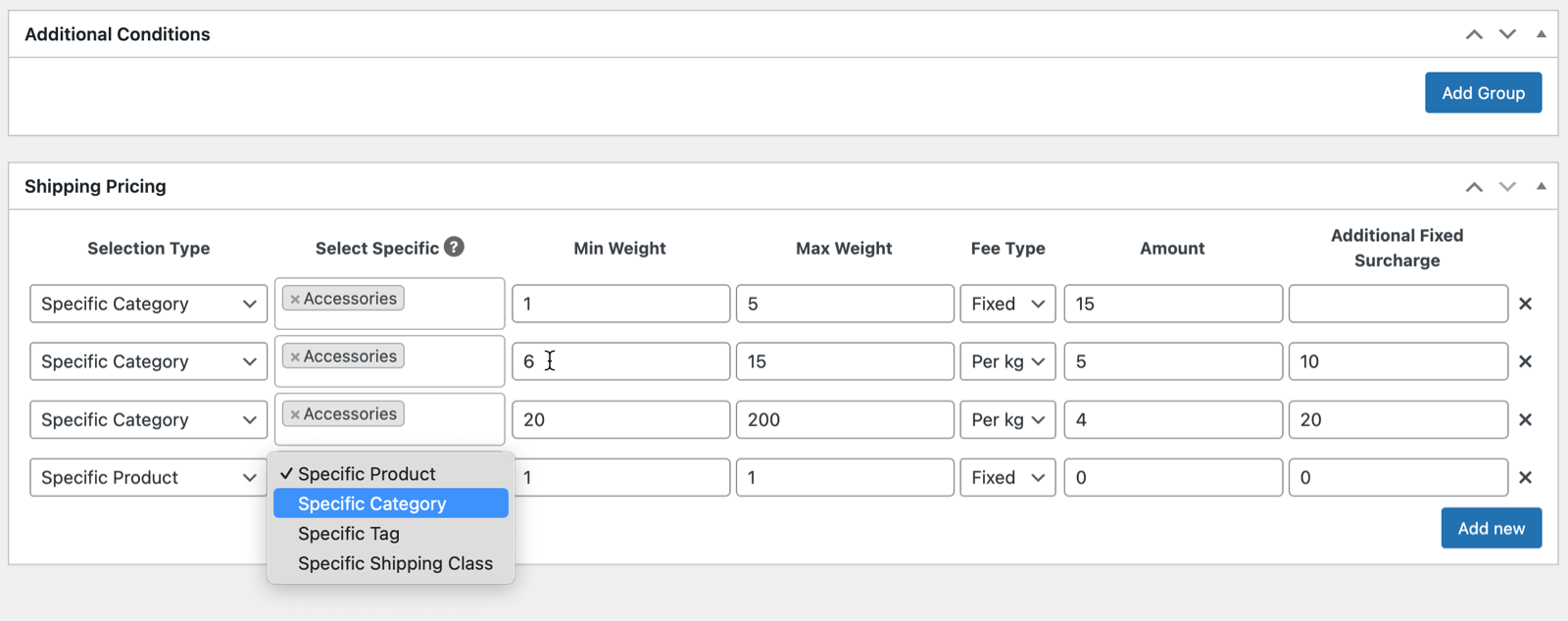 Weight Based Shipping Documentation - WooCommerce