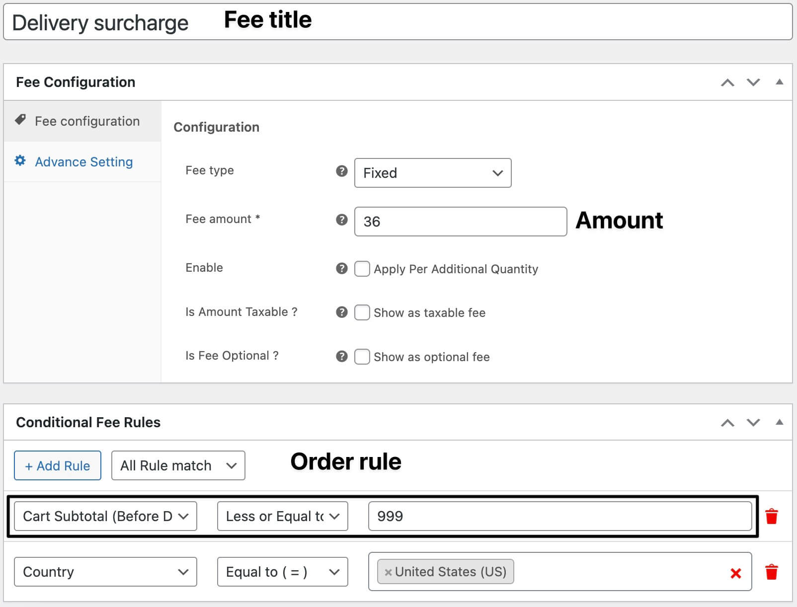 Advanced Extra Fees - WooCommerce Marketplace