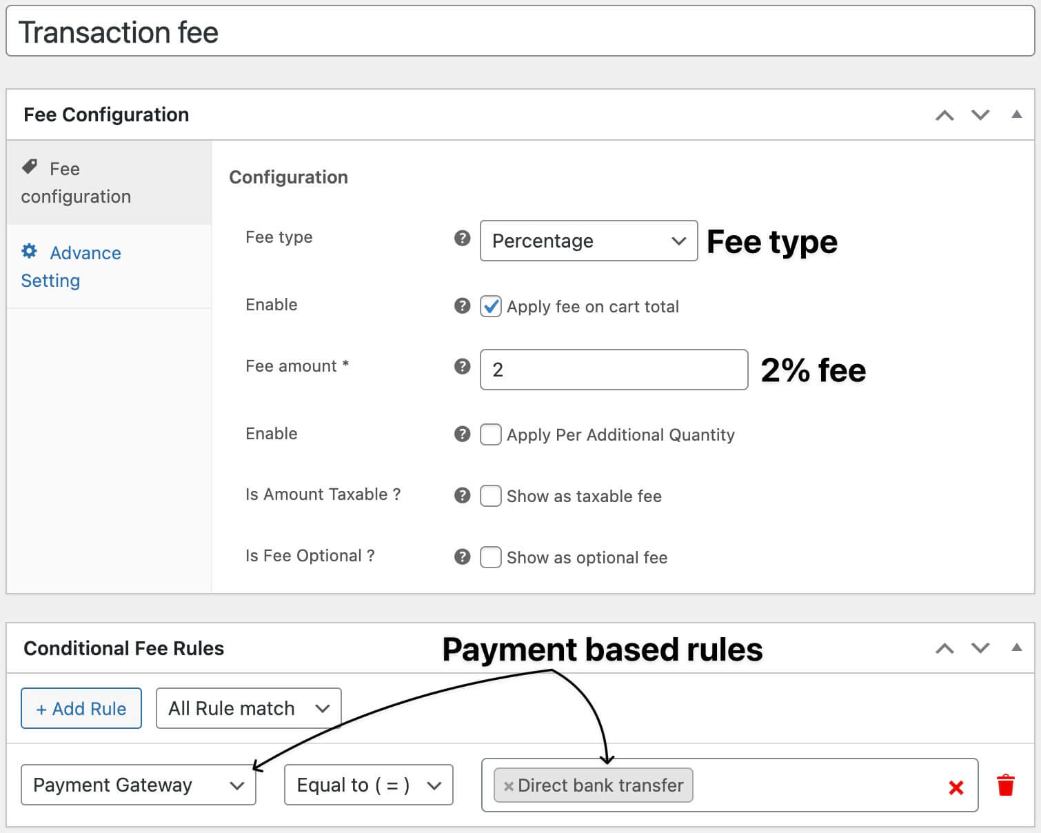 Advanced Extra Fees - WooCommerce Marketplace