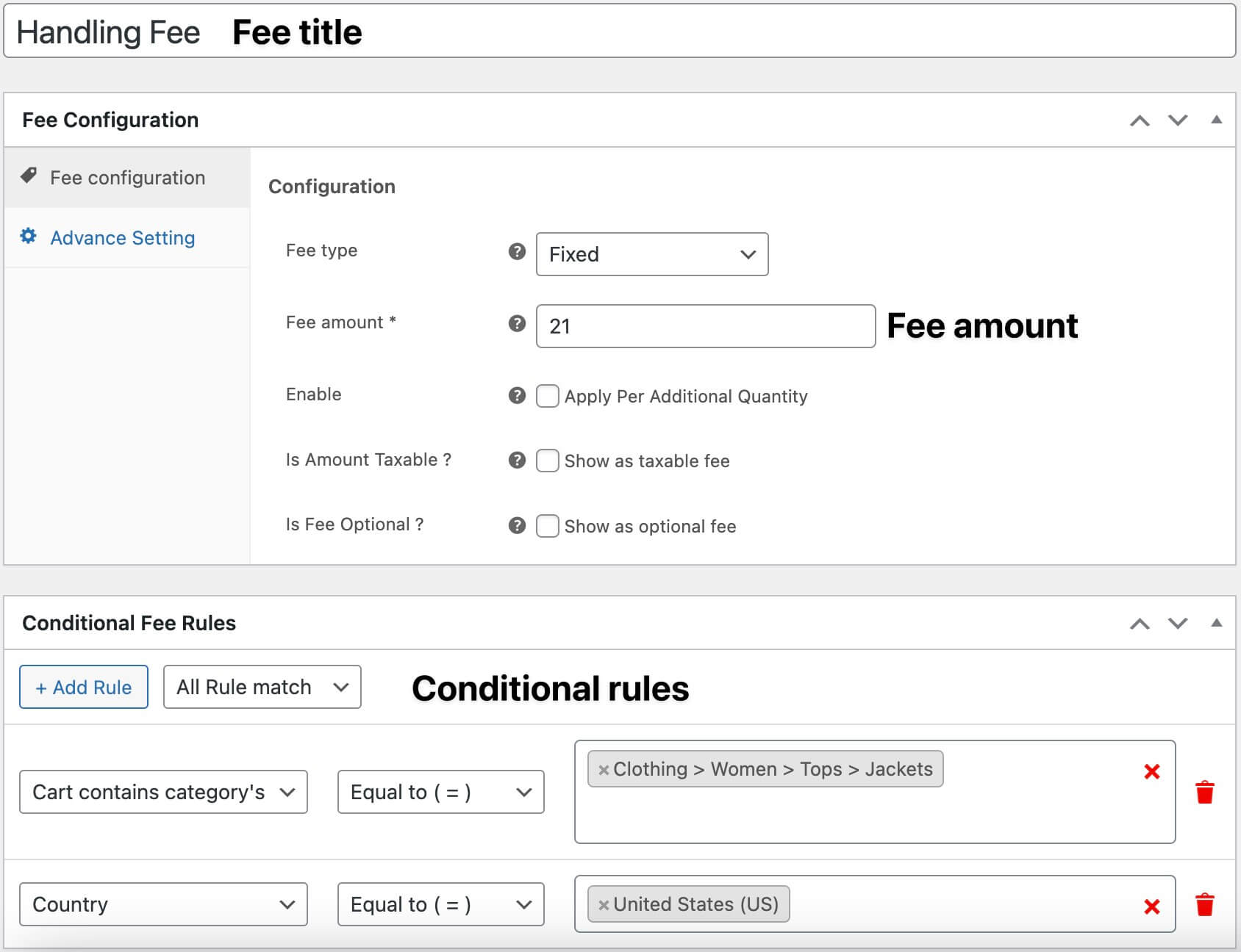Advanced Extra Fees - WooCommerce Marketplace