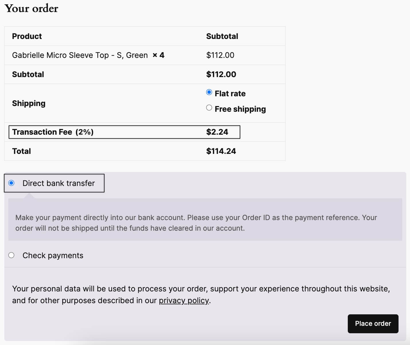 Advanced Extra Fees - WooCommerce Marketplace