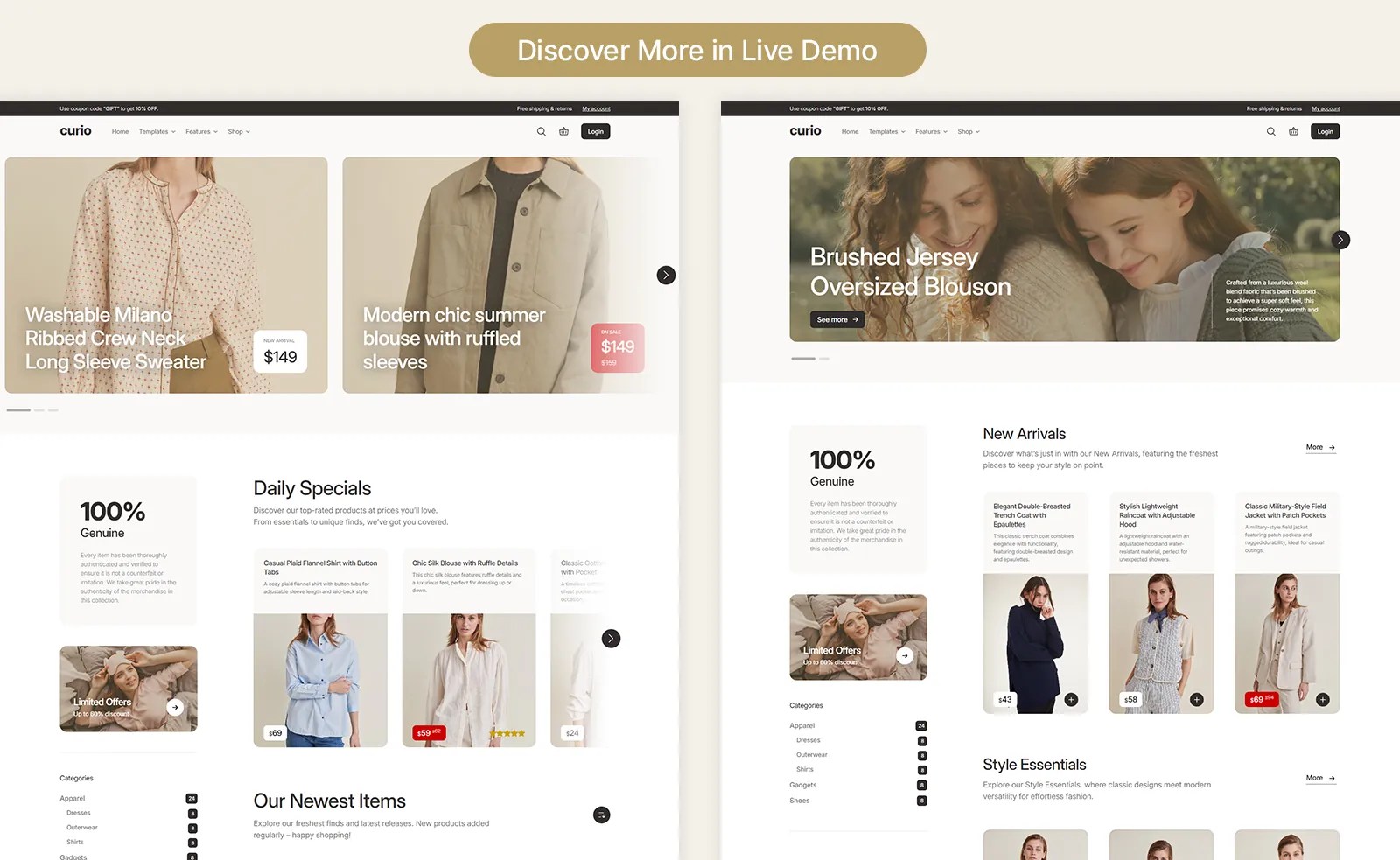 Cusio - WooCommerce WordPress eCommerce Store Theme