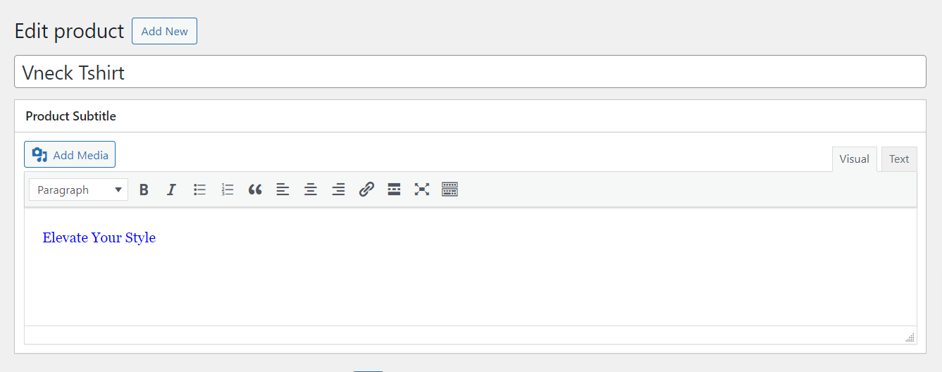Easy Product Subtitle - Adds Catchy Information About the Product