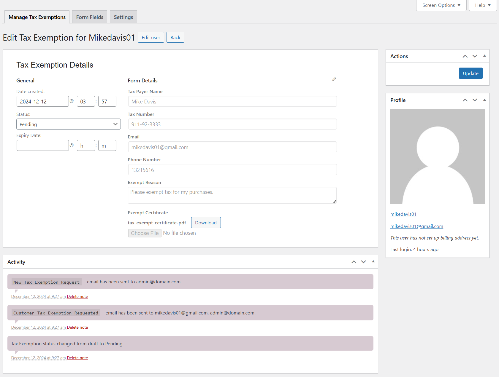 Ultimate Tax Exemption - Exempt Tax, Remove Tax, Claim Tax, etc.
