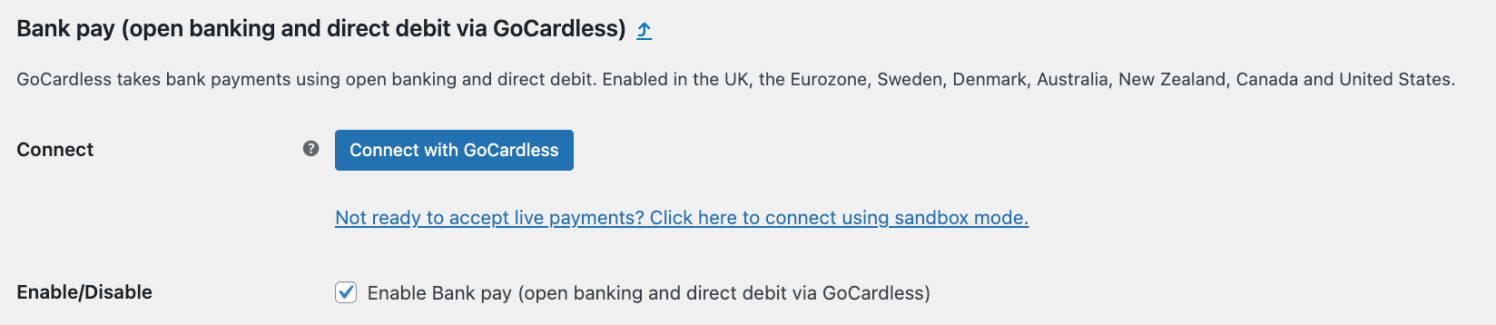 GoCardless Documentation - WooCommerce