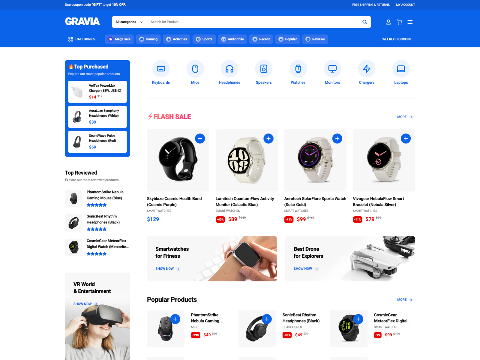 Gravia Electronics and Gadgets WordPress Theme - WooCommerce Marketplace
