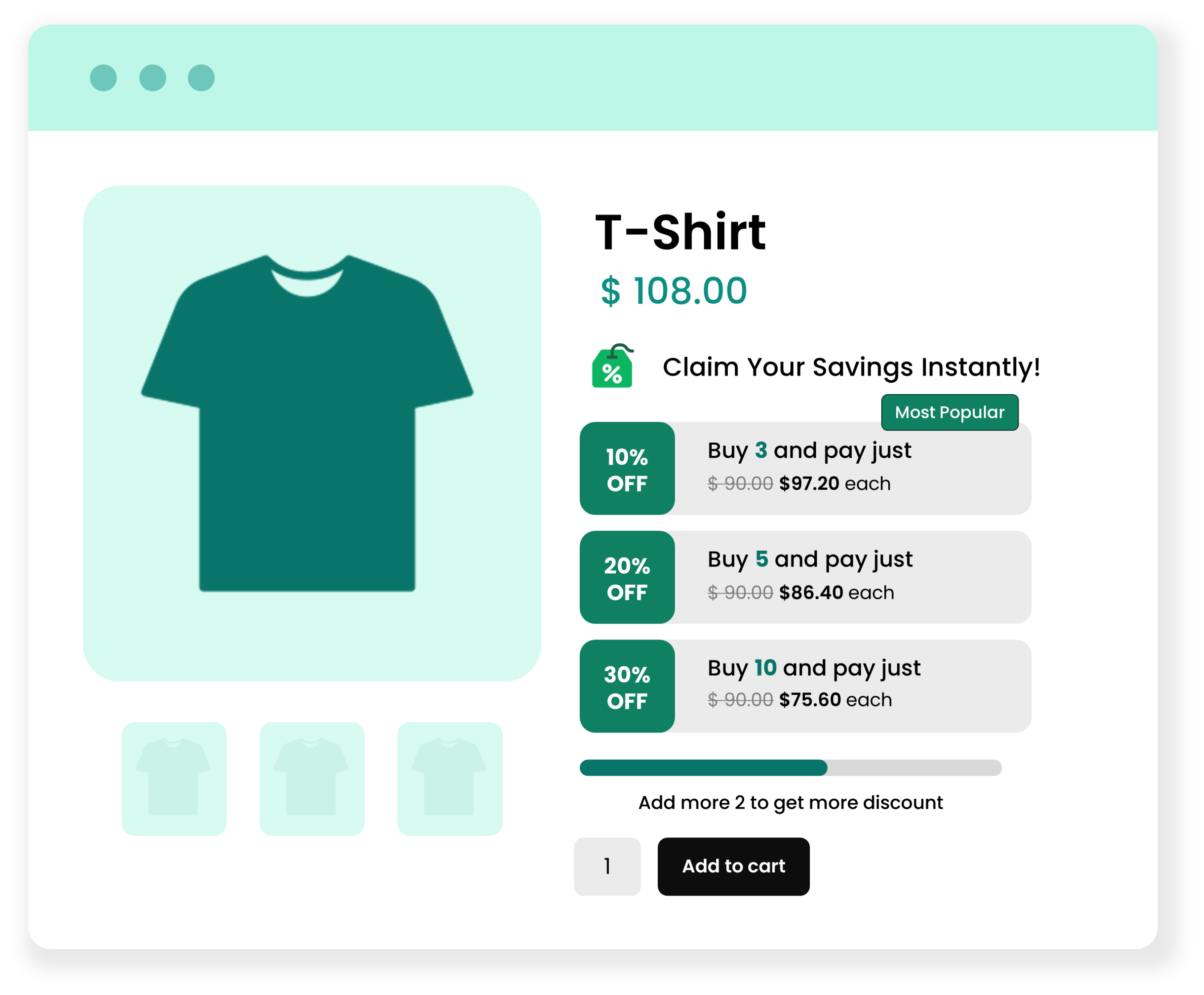 Buy More Save More for WooCommerce - Bulk Quantity Discounts