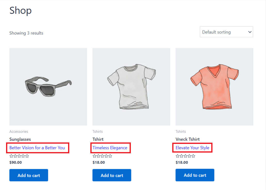 Easy Product Subtitle - Adds Catchy Information About the Product