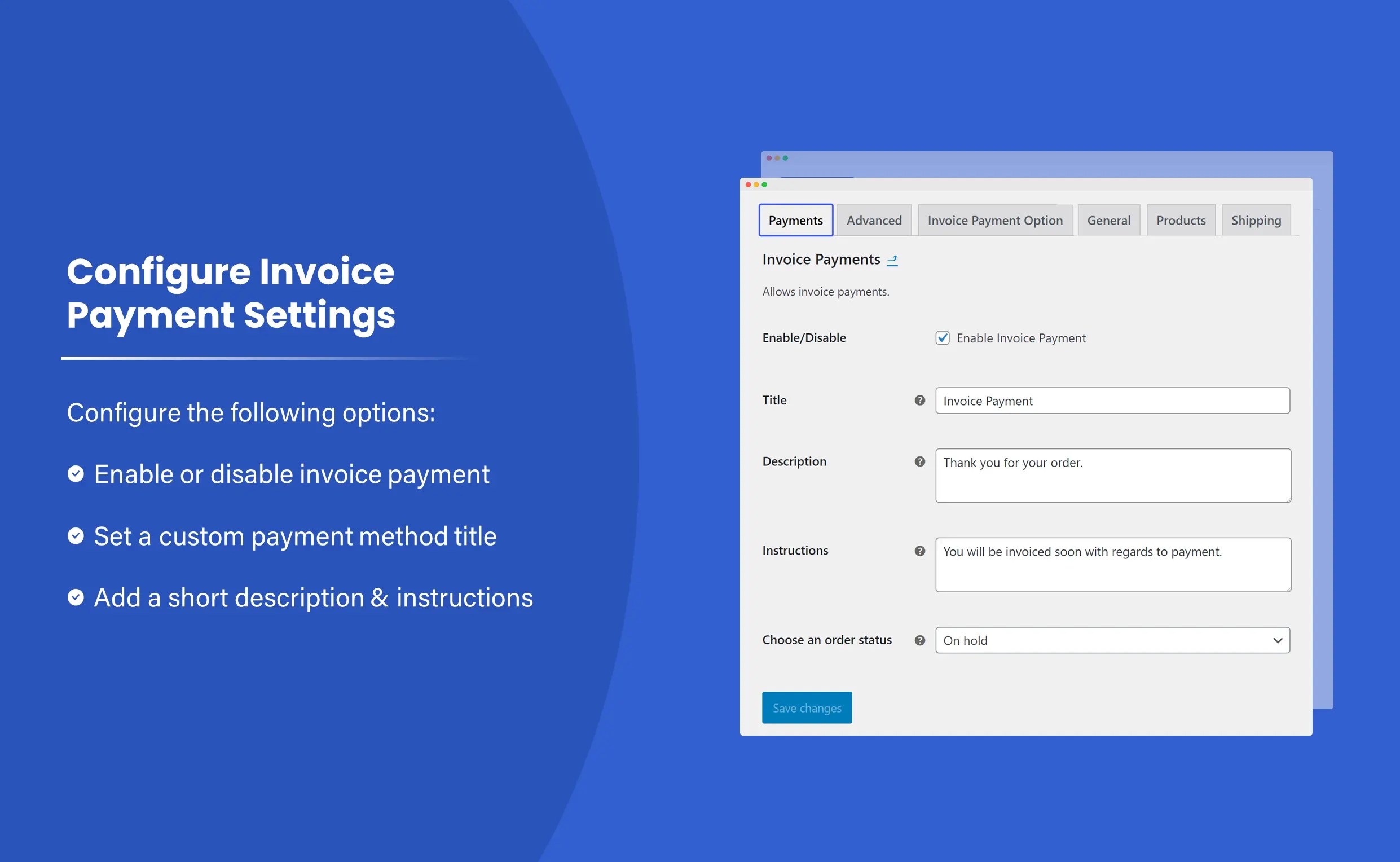 Invoice Payment Option Free - WooCommerce Marketplace