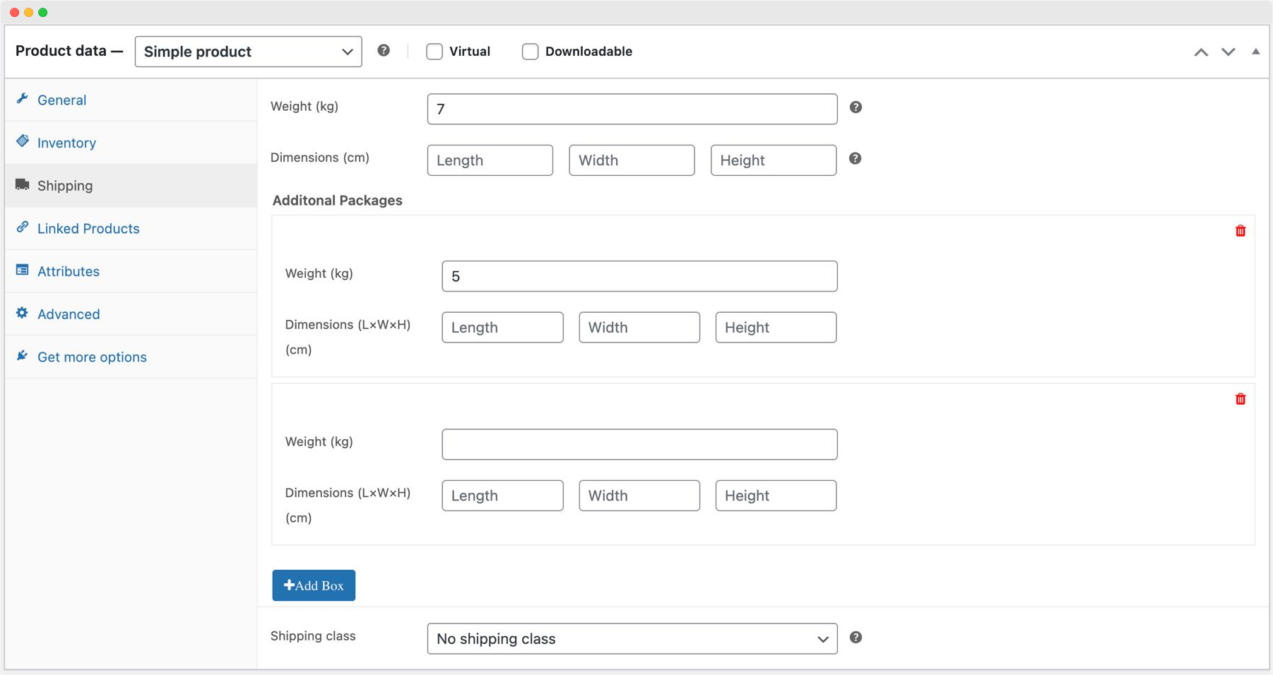Advanced Shipping for WooCommerce - Extra Conditions, Fee