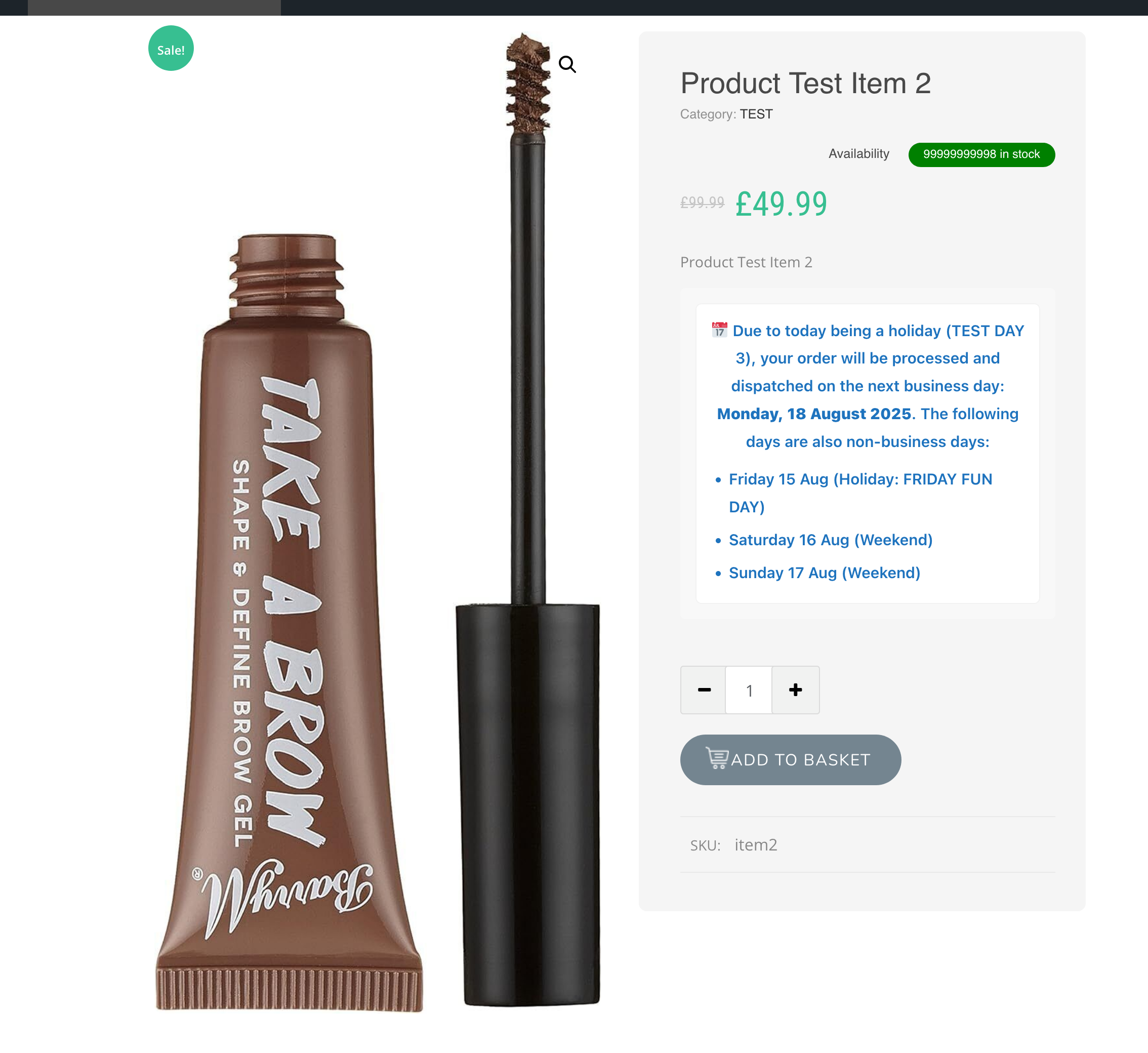 Delivery Time Cut-off - WooCommerce Marketplace