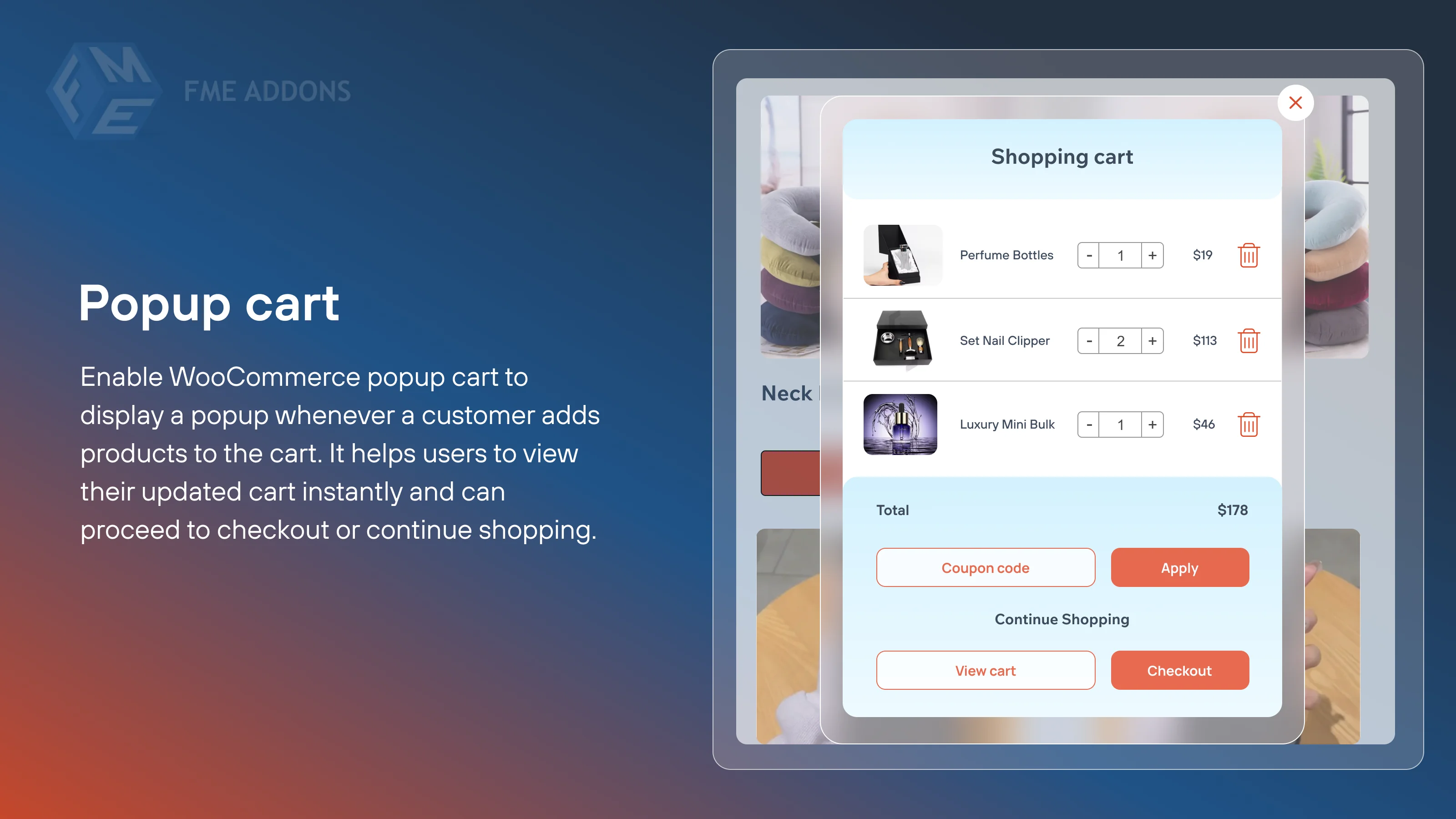 WooCommerce Side Cart - Popup Cart