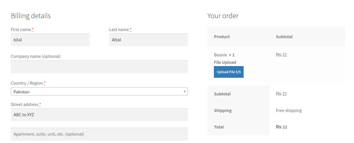File Upload for WooCommerce Plugin - Woo Marketplace