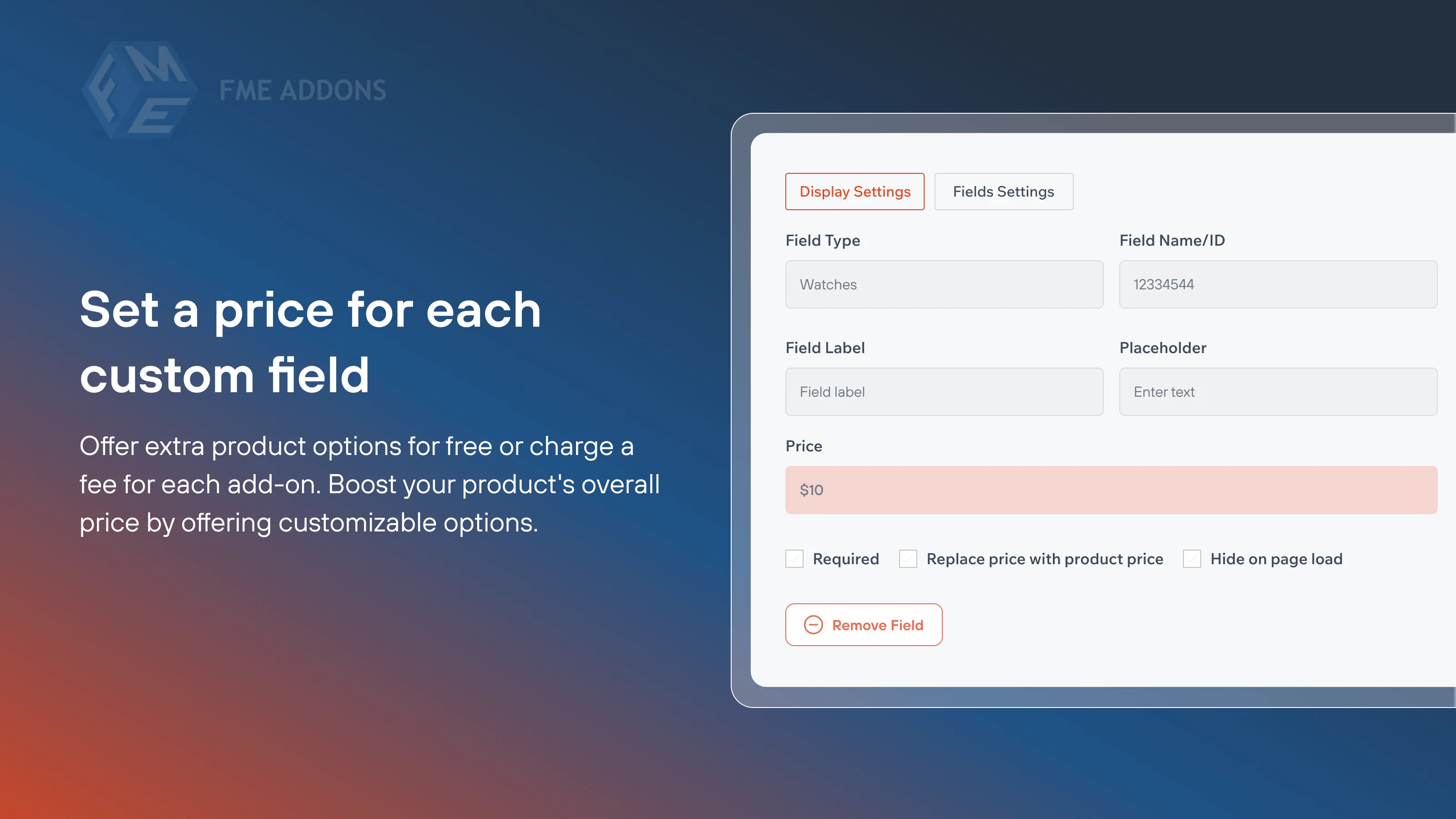 WooCommerce Product Add-ons - Custom Product Fields WooCommerce Product Add-ons - Custom Product Fields