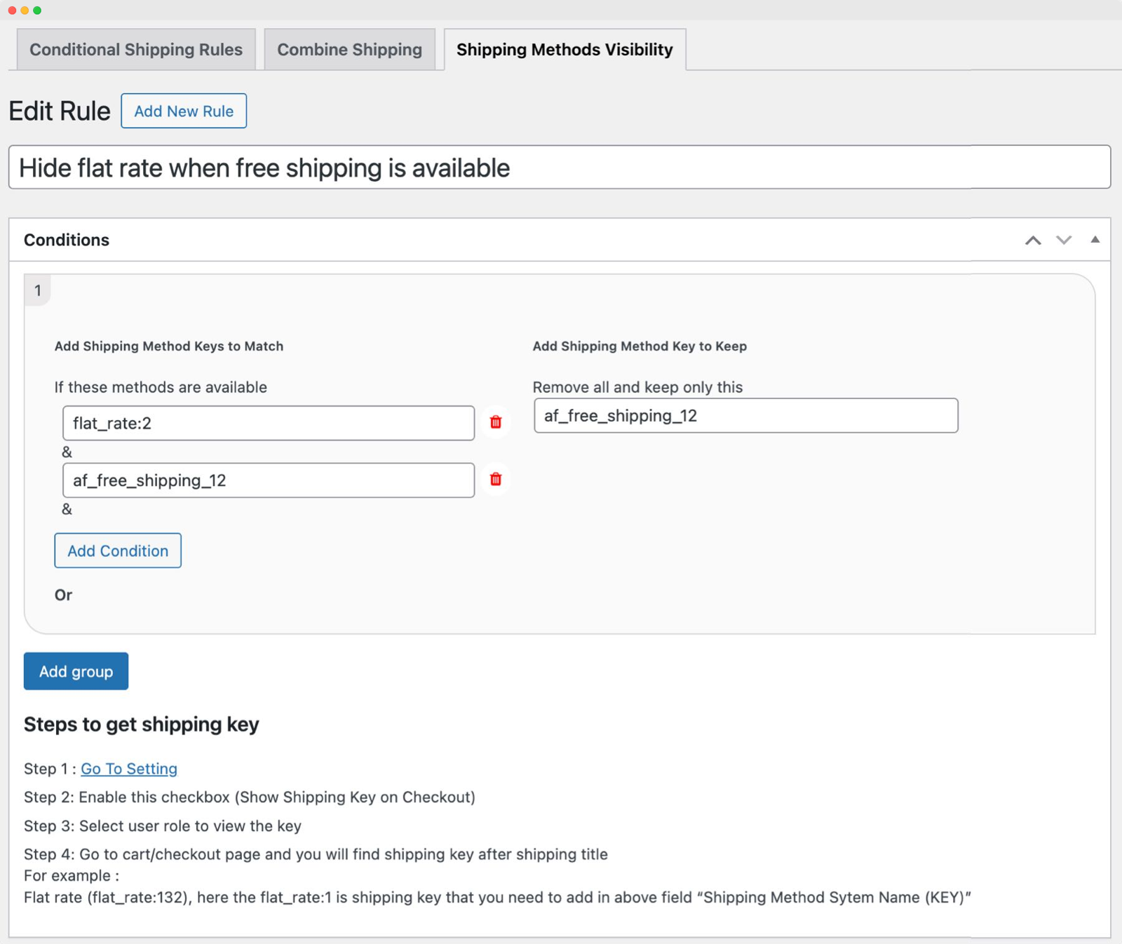 Advanced Shipping for WooCommerce - Extra Conditions, Fee