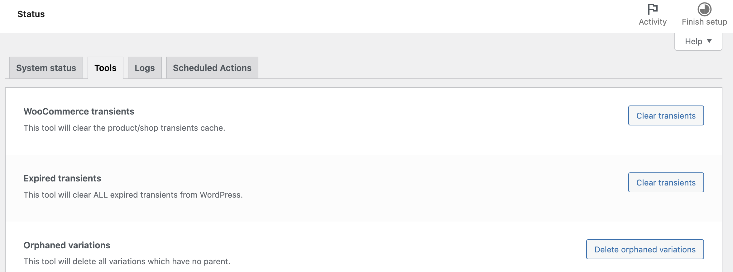WooCommerce System Tools Documentation - WooCommerce