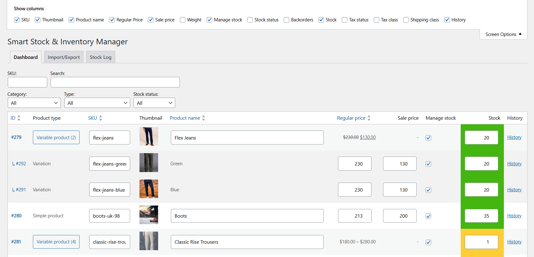 Smart Stock & Inventory Manager - WooCommerce Marketplace
