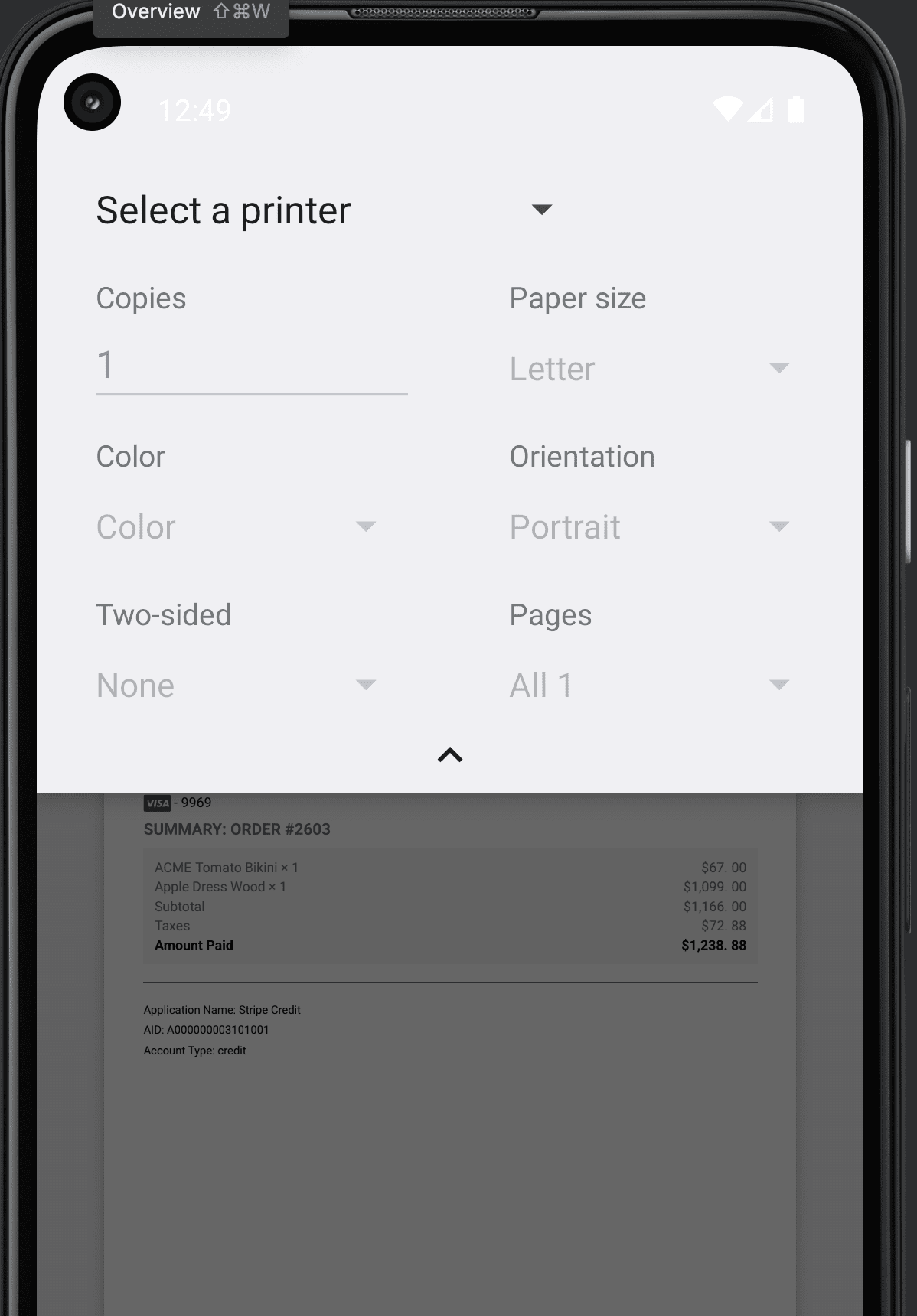 Receipts Documentation - WooCommerce