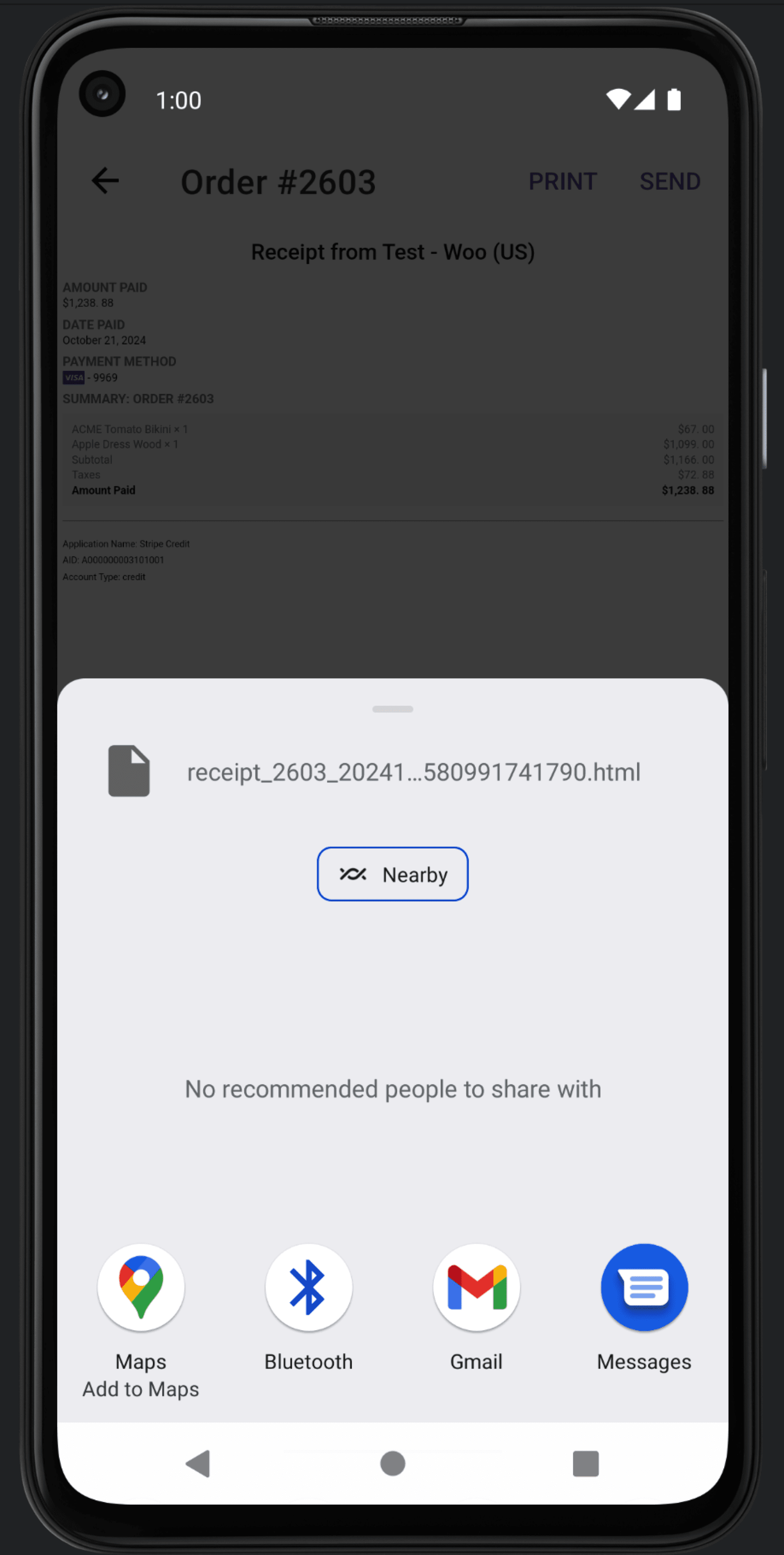 Receipts Documentation - WooCommerce