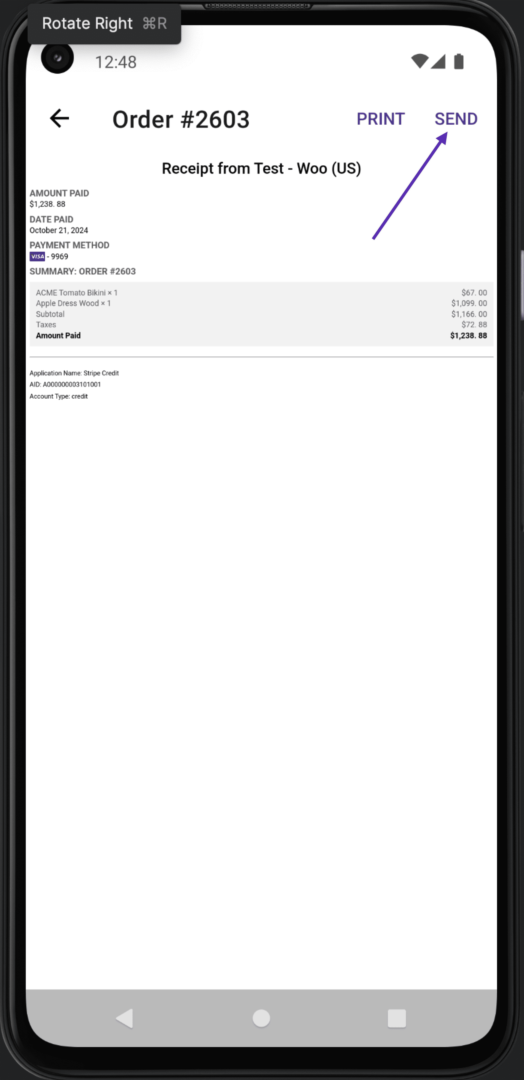 Receipts Documentation - WooCommerce