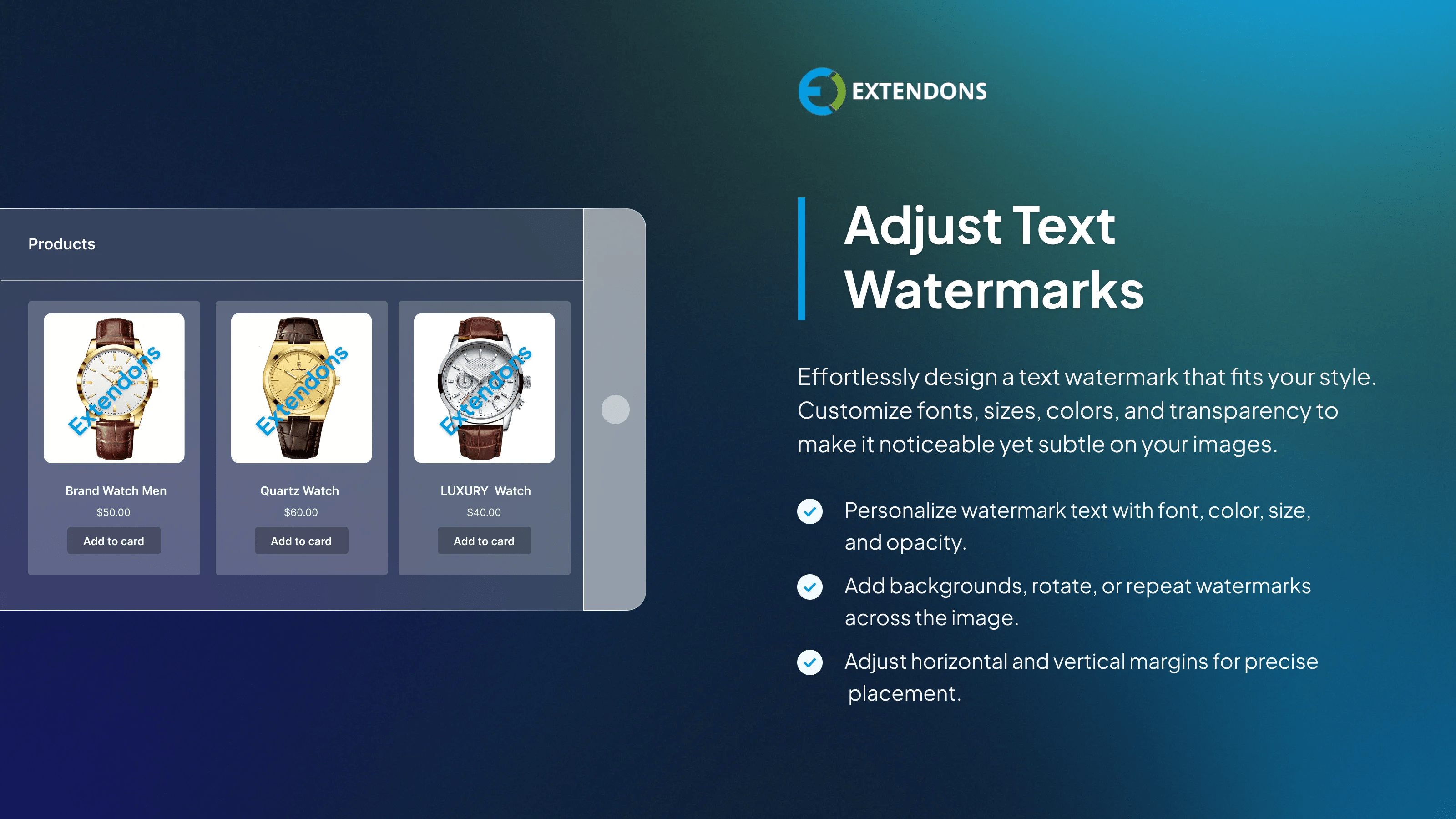 Product Image Watermark for WooCommerce - Marketplace