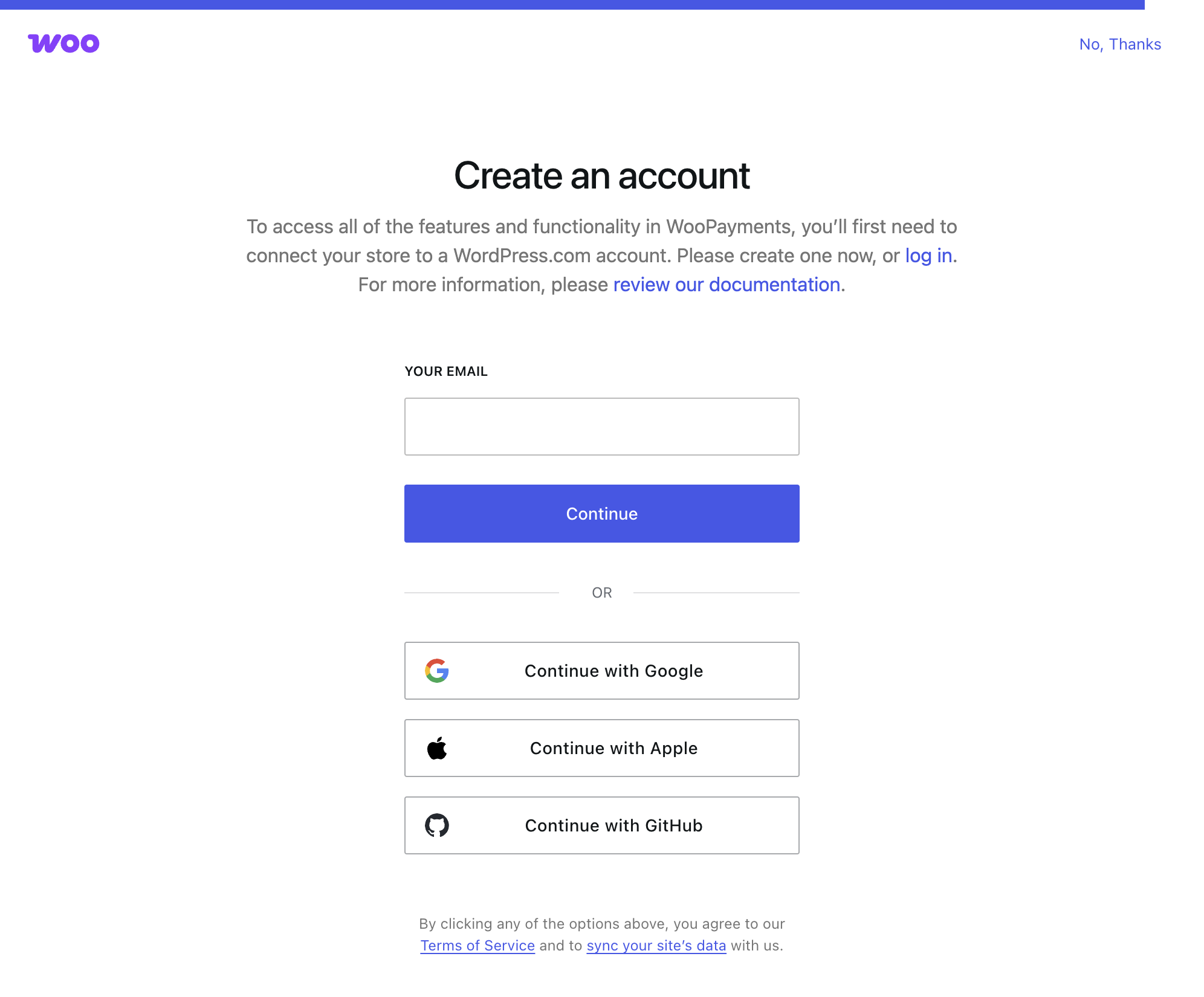 Connect your store to a WordPress.com account Documentation - WooCommerce