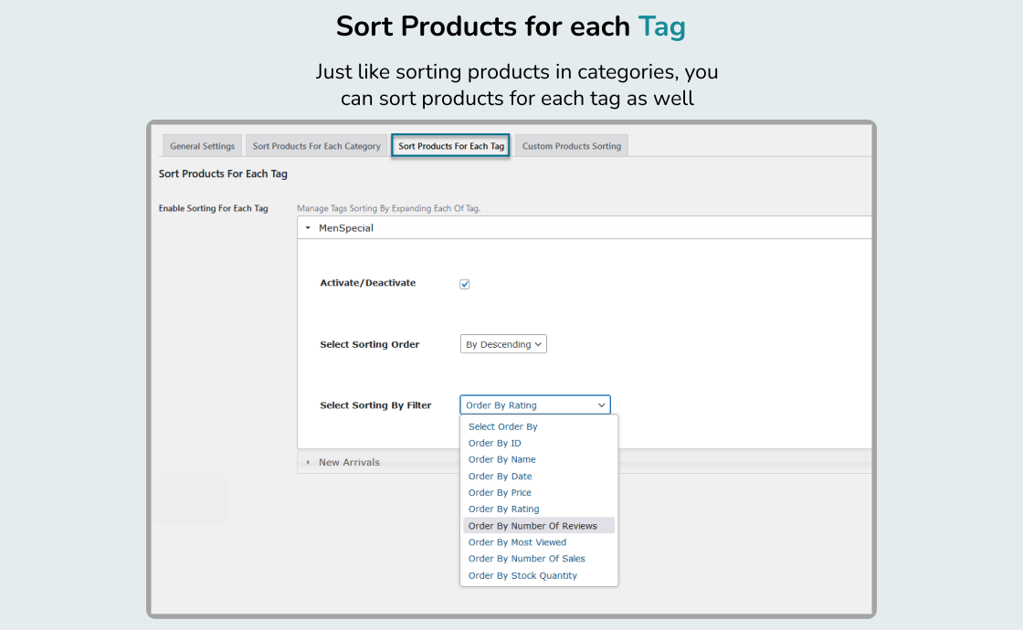 Sort Products Woocommerce Marketplace 