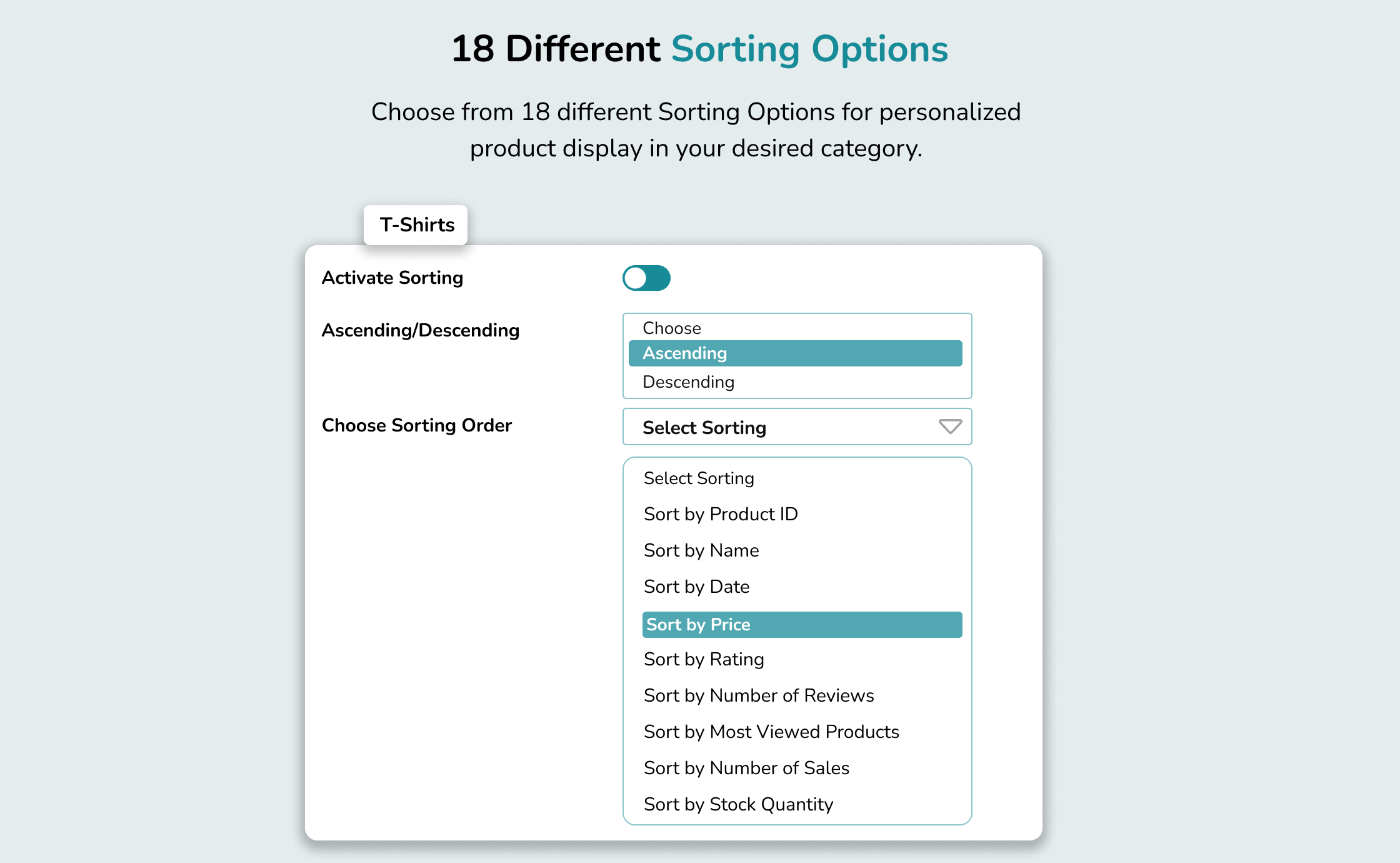 Sort Products - WooCommerce Marketplace