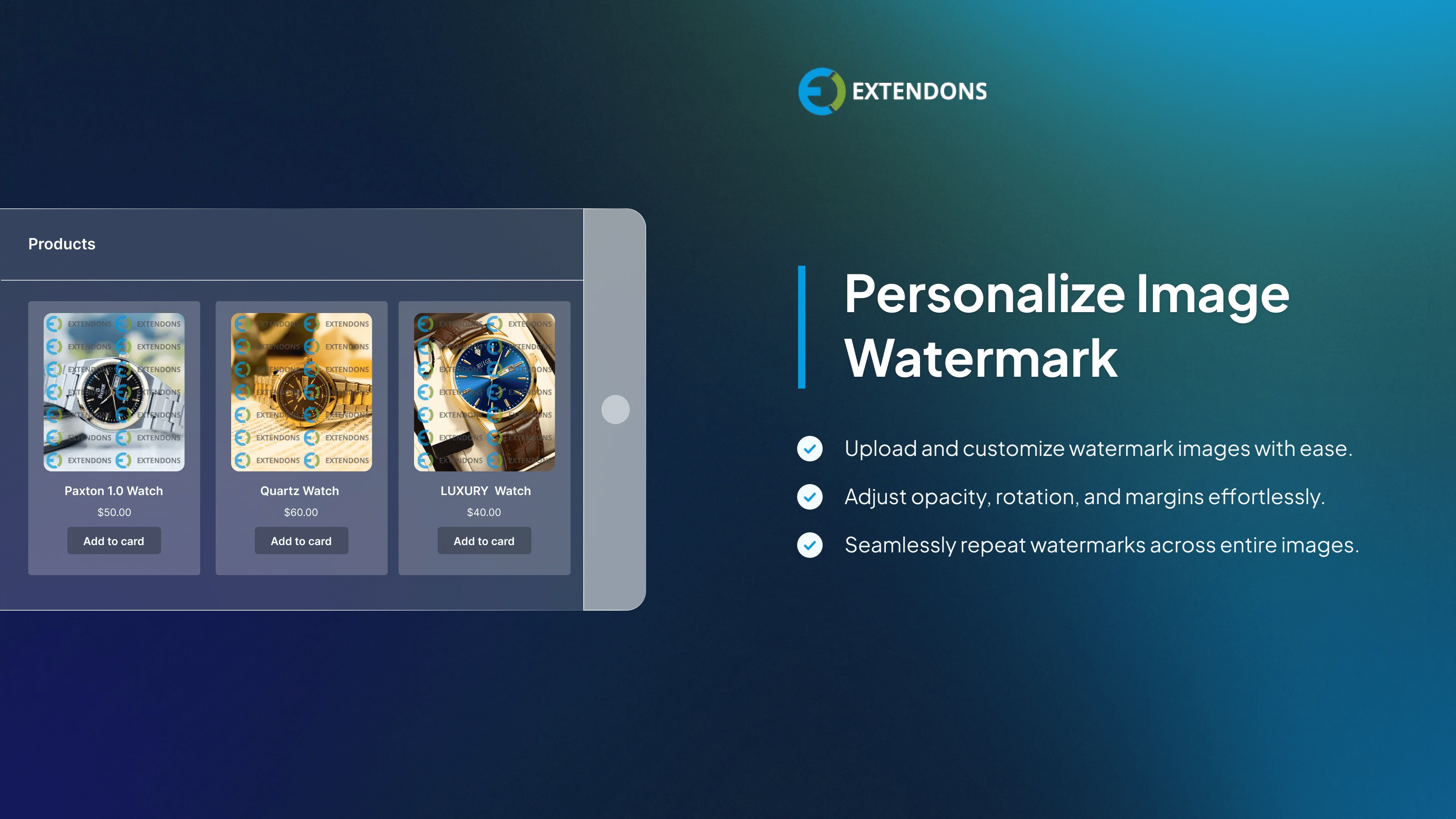 Product Image Watermark for WooCommerce - Marketplace