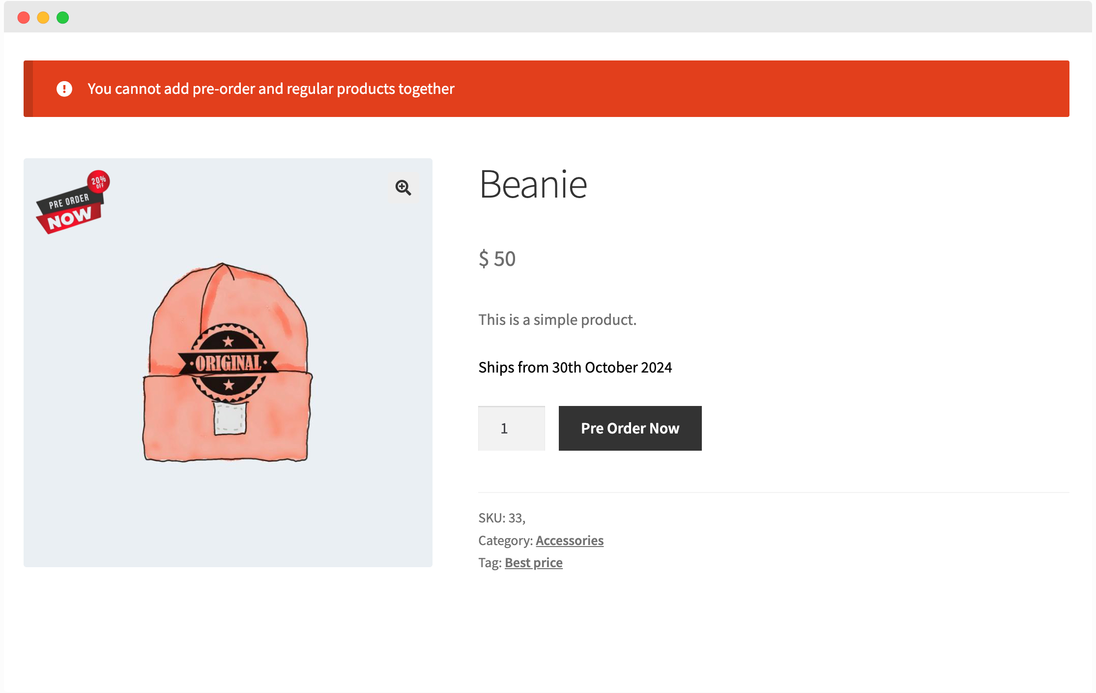 Advanced Pre Order and Backorders for WooCommerce