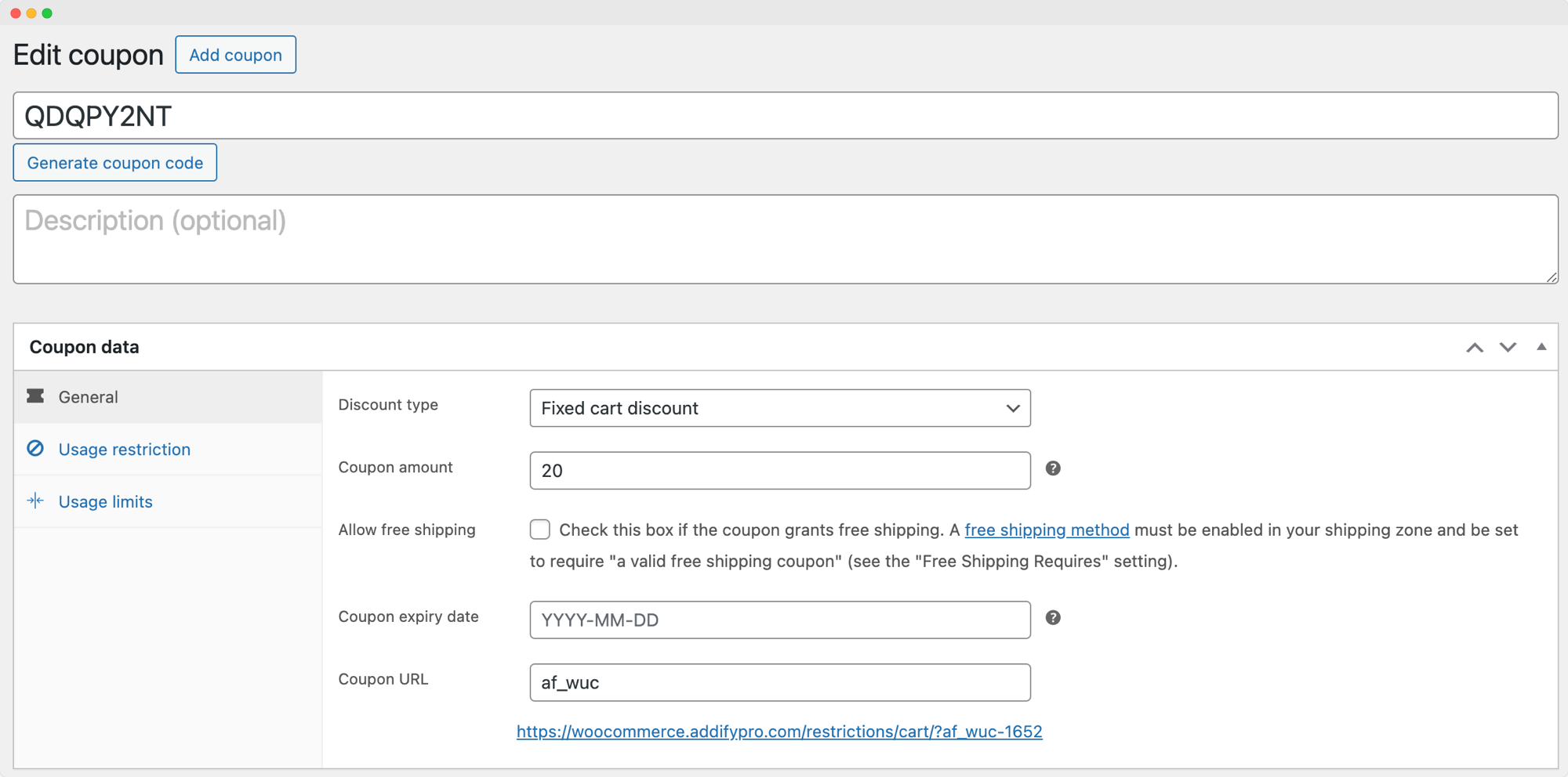 Advanced URL Coupons - WooCommerce Marketplace