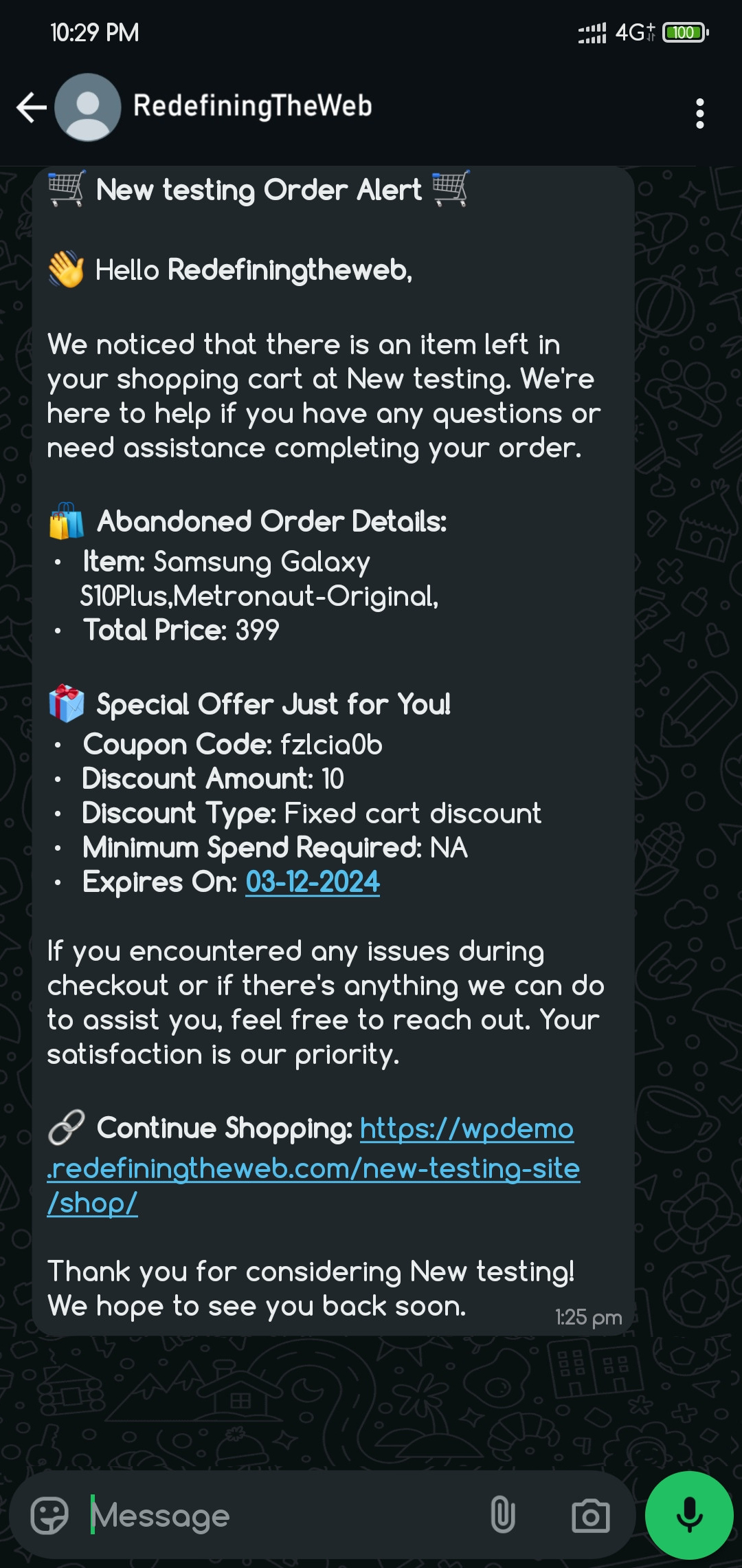 WhatsApp Notification and Messaging - WooCommerce Marketplace